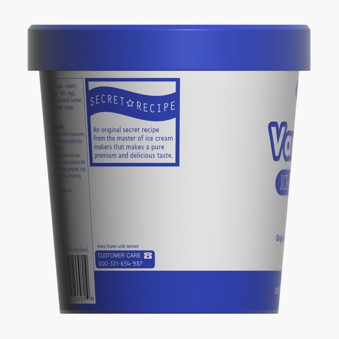 Ice Cream Pot Vanilla Max