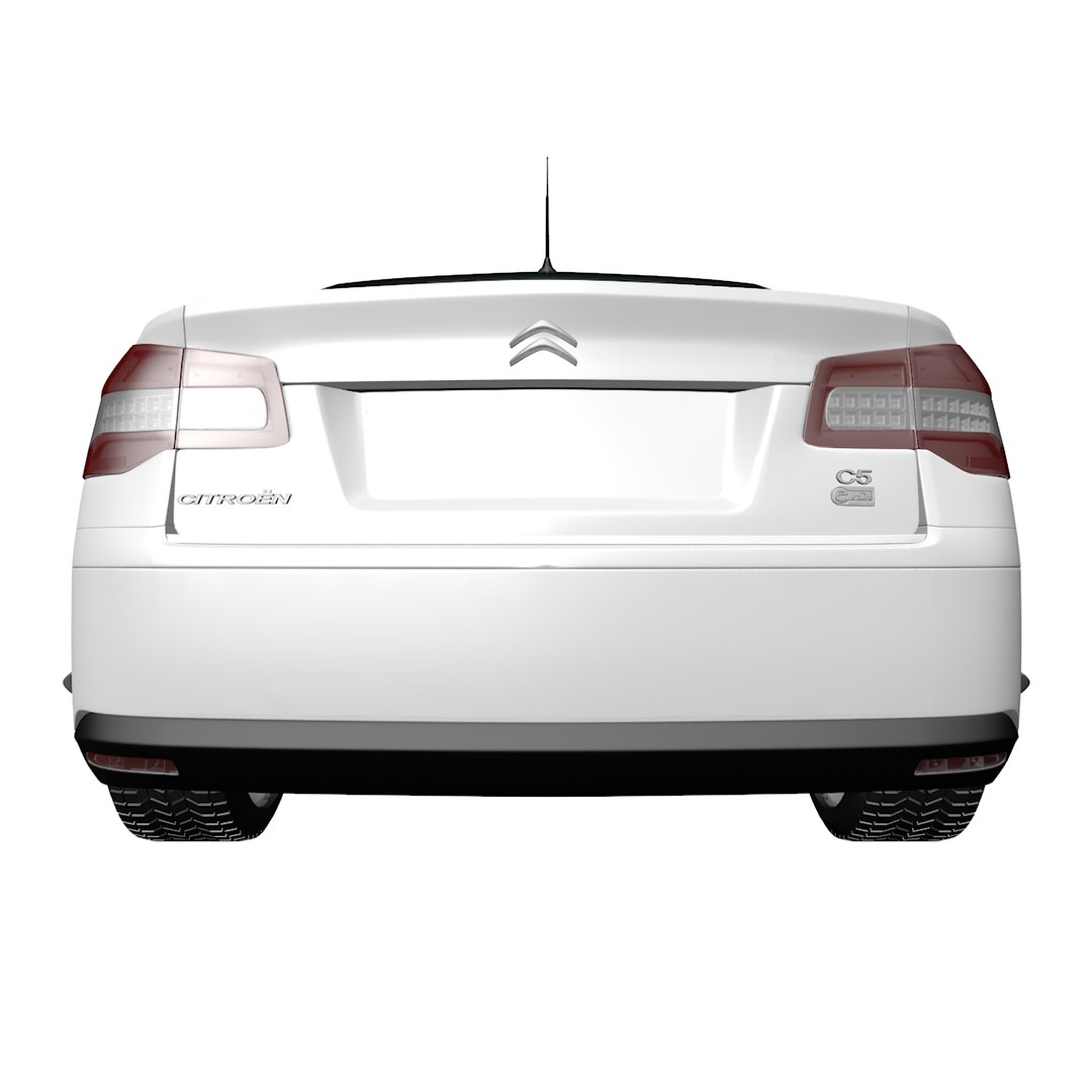Citroen C5 Saloon - 2009 3D model - TurboSquid 2138321