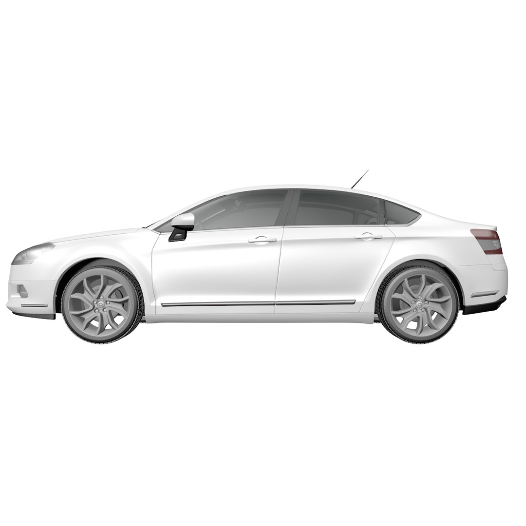 Citroen C5 Saloon - 2009 3D model - TurboSquid 2138321
