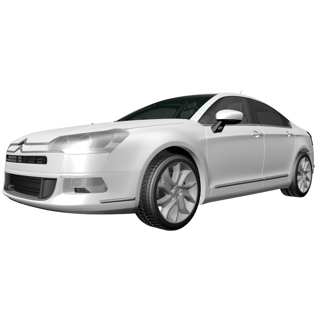 Citroen C5 Saloon - 2009 3D model - TurboSquid 2138321