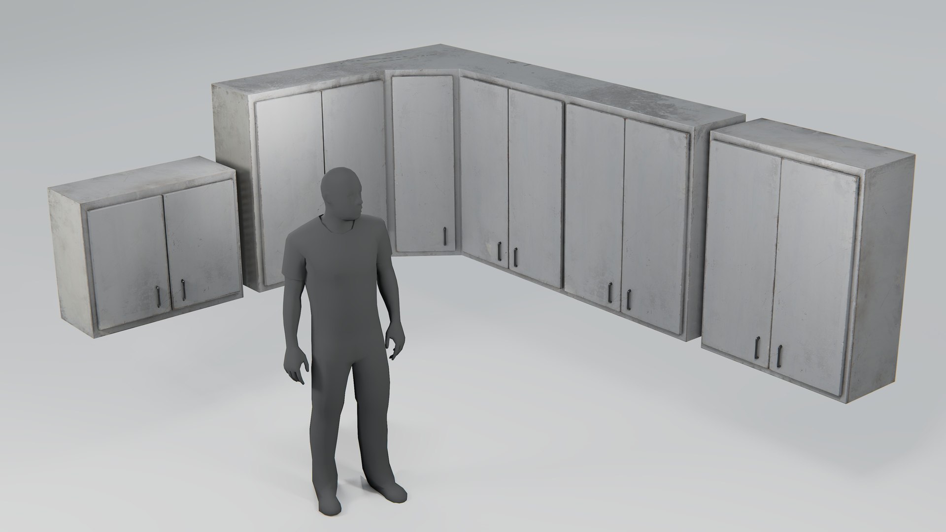 3D kitchen cupboard model - TurboSquid 1627536