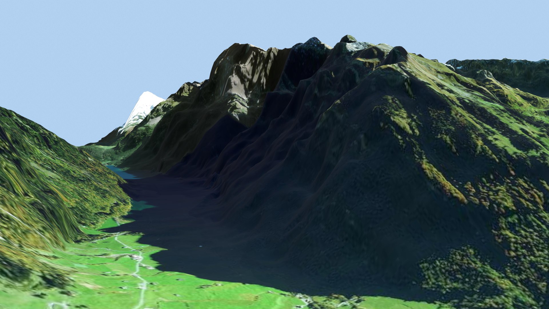 3D Mountain Landscape Alps Switzerland Model - TurboSquid 1737667