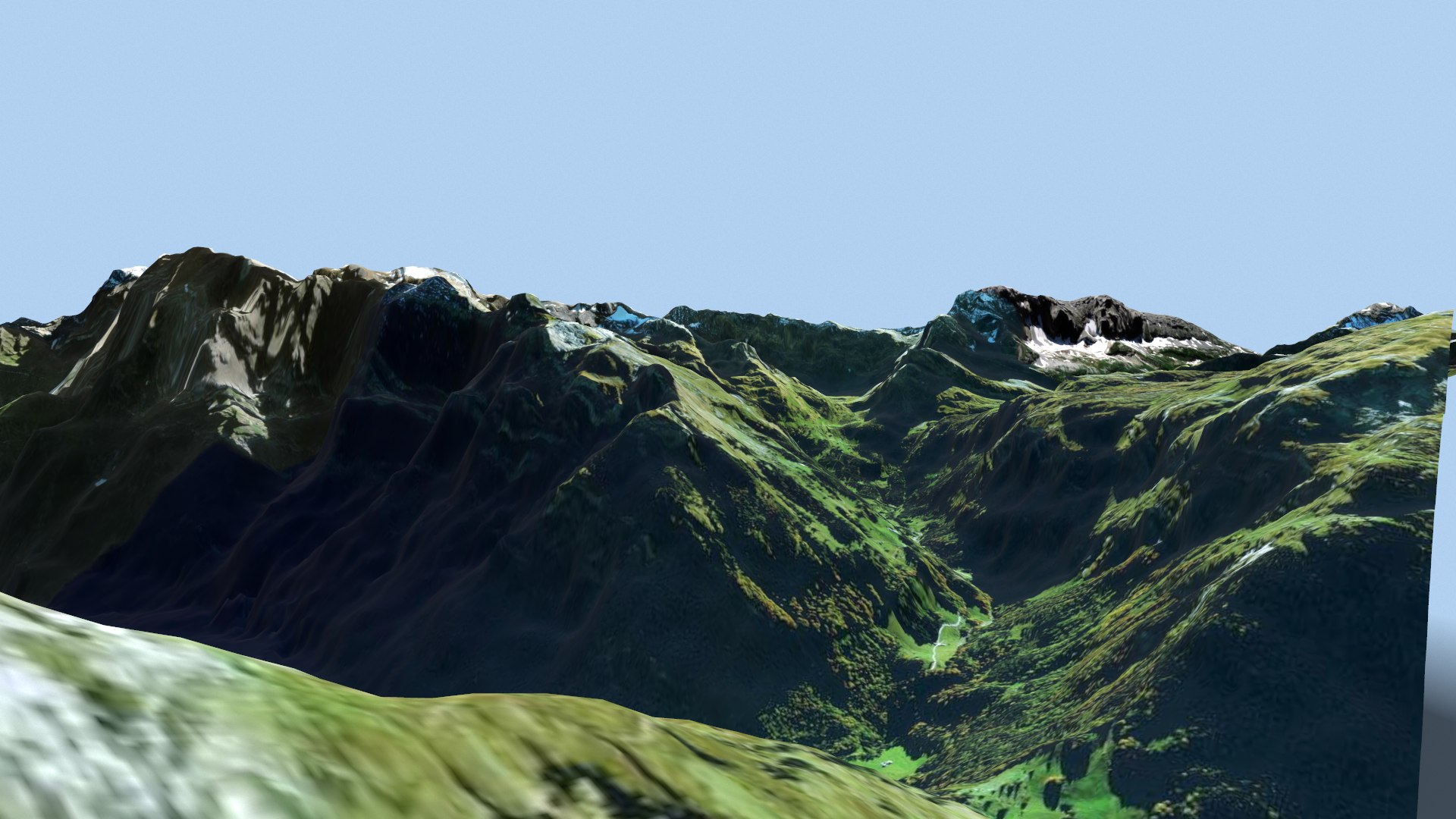 3D Mountain Landscape Alps Switzerland Model - TurboSquid 1737667