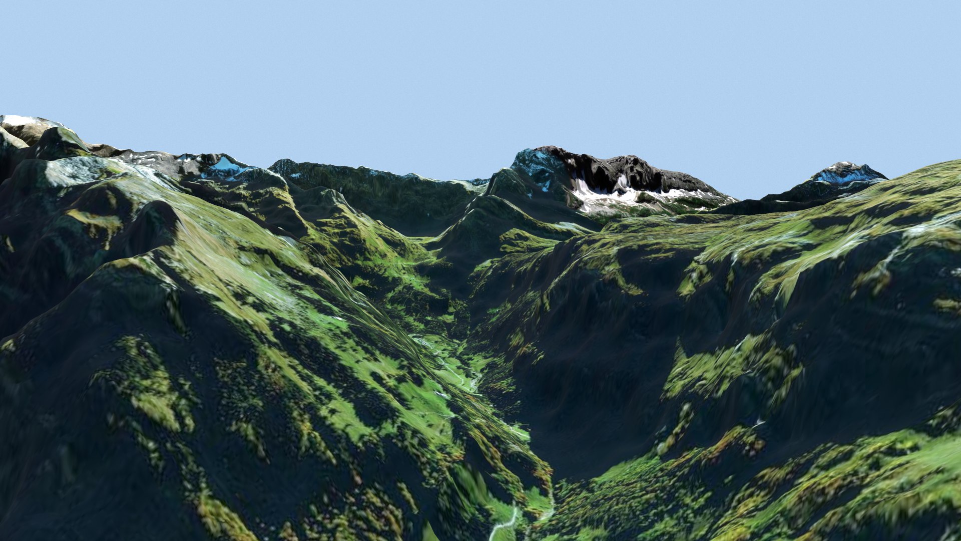 3D Mountain Landscape Alps Switzerland Model - TurboSquid 1737667