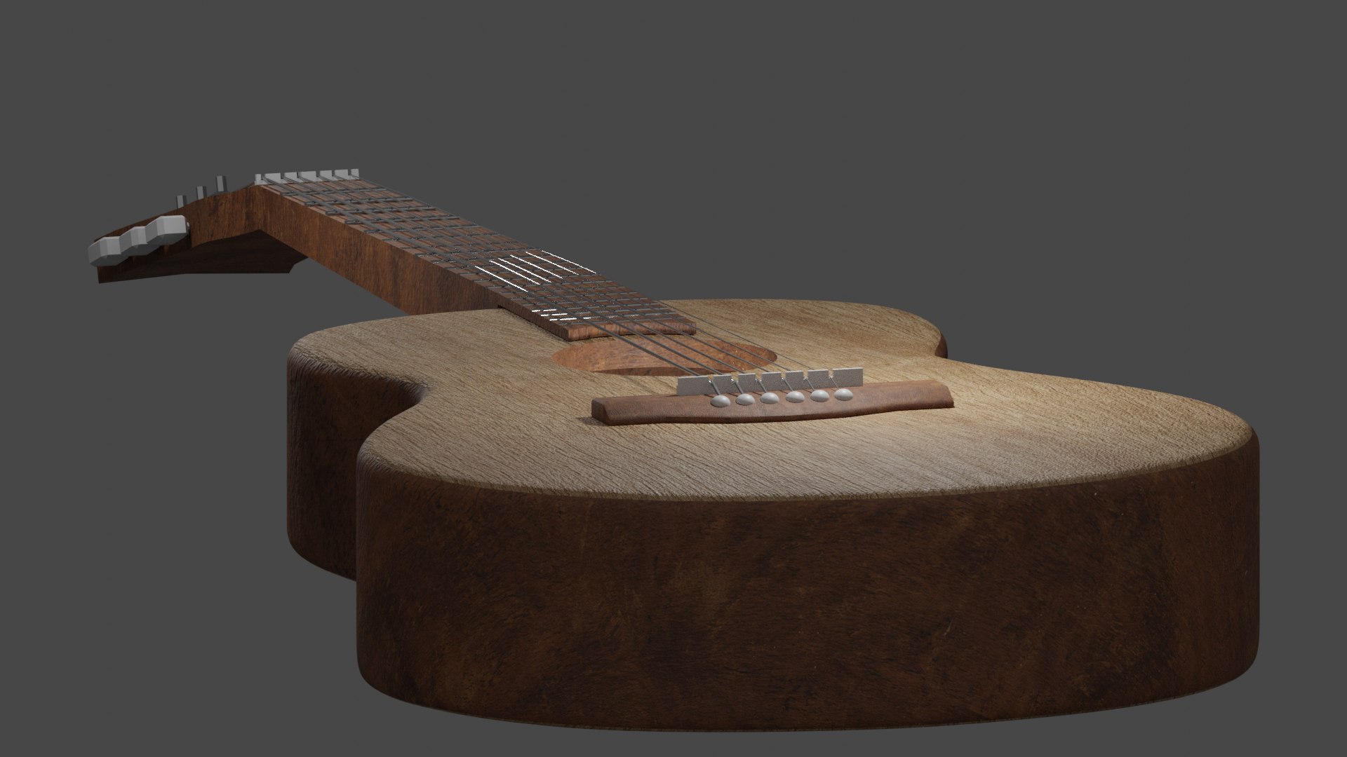 Acoustic Guitar 3D Model - TurboSquid 2033597
