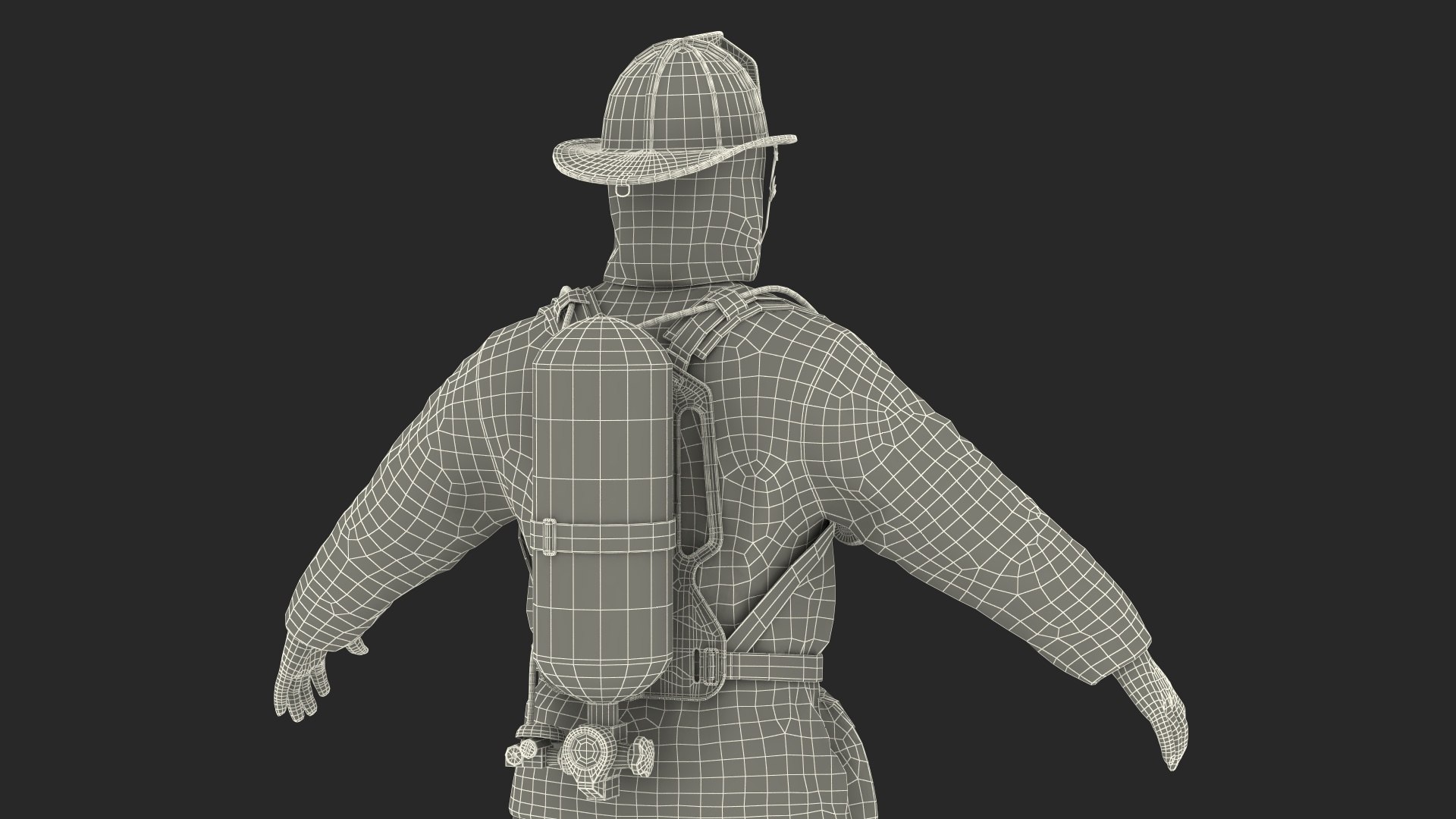 3D Standard Firefighter Turnout Gear Model - TurboSquid 2317797