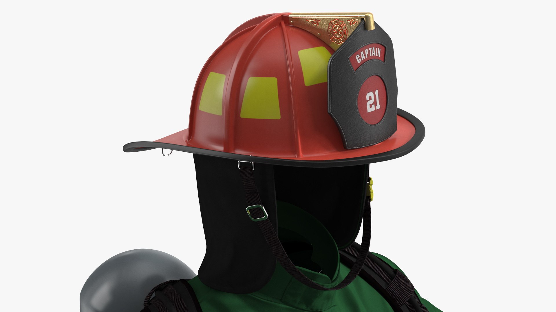 3D Standard Firefighter Turnout Gear Model - TurboSquid 2317797