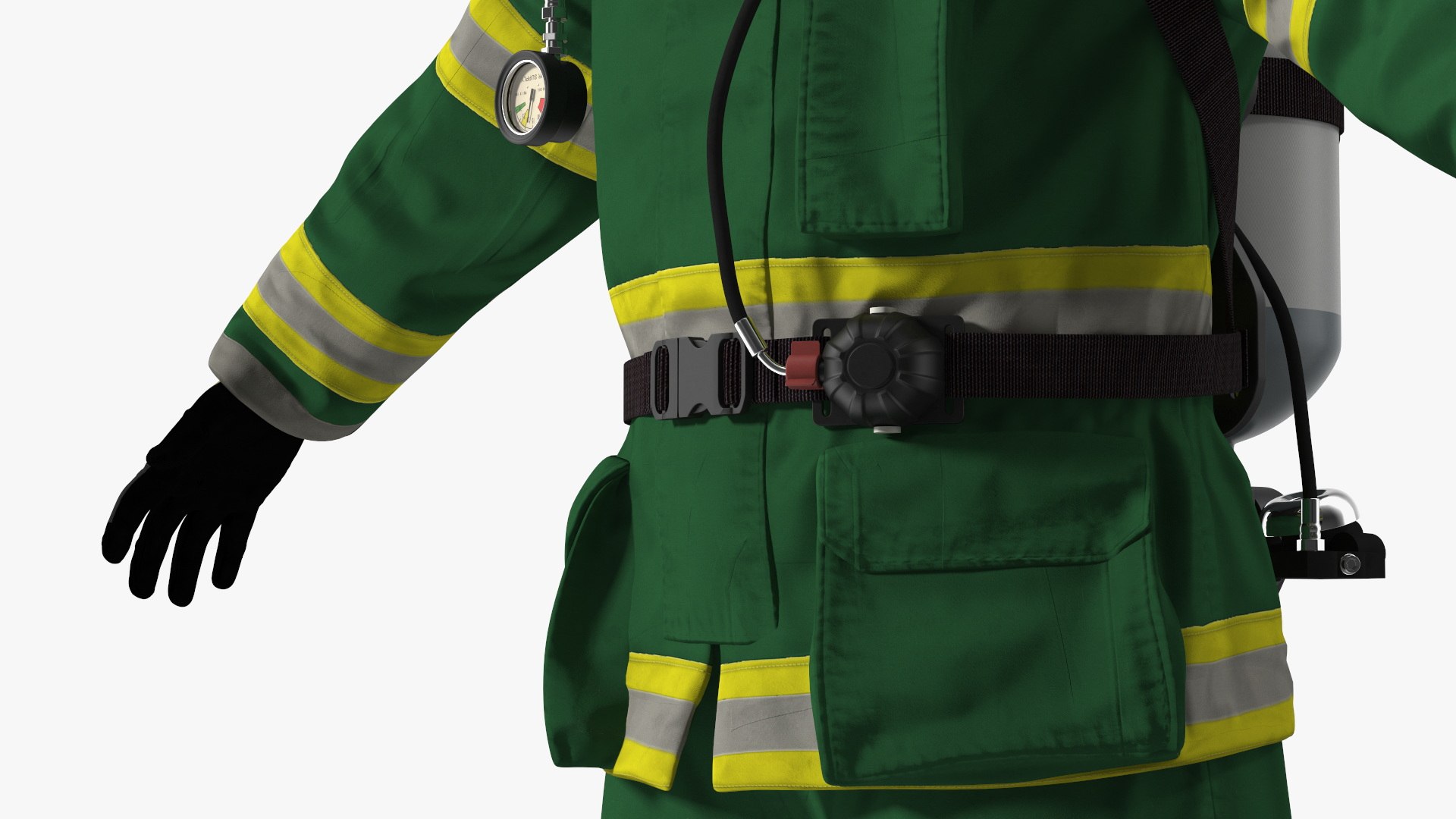 3D Standard Firefighter Turnout Gear Model - TurboSquid 2317797