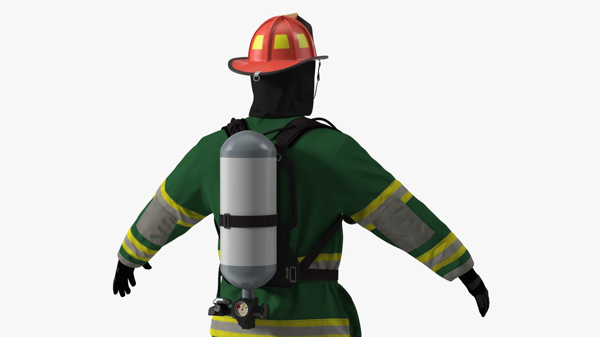 3D Standard Firefighter Turnout Gear Model - TurboSquid 2317797