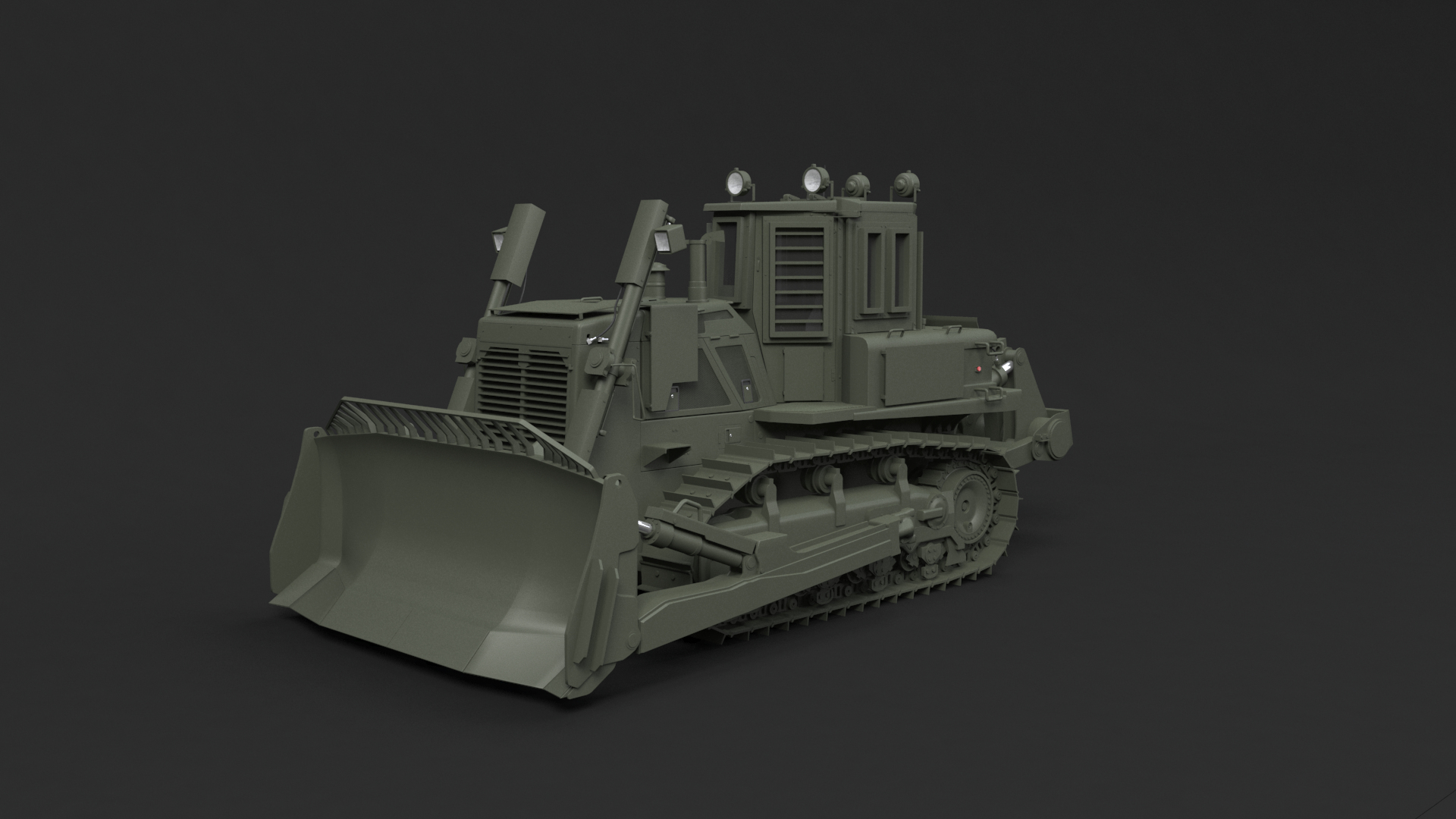 3D Military Armored Bulldozer - TurboSquid 1949790