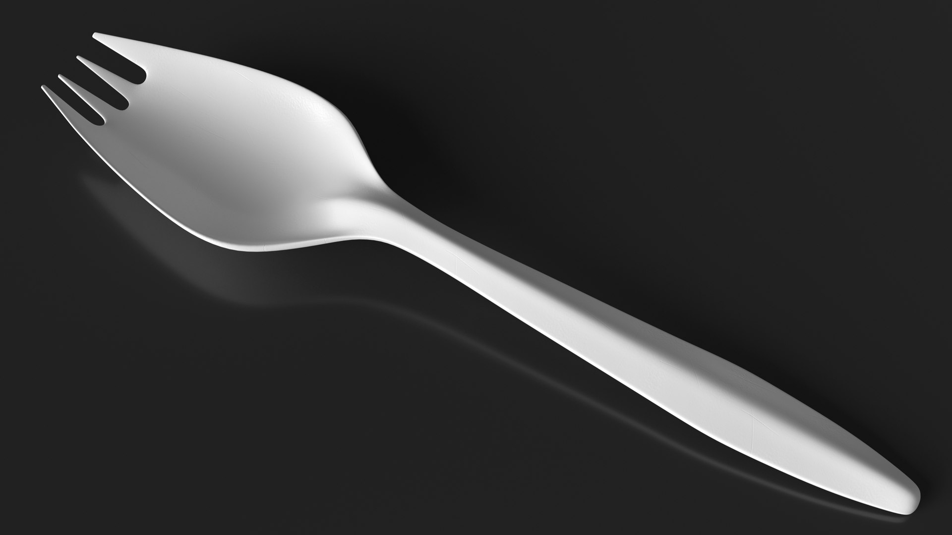 Plastic Spork Utensil Model - TurboSquid 2201981