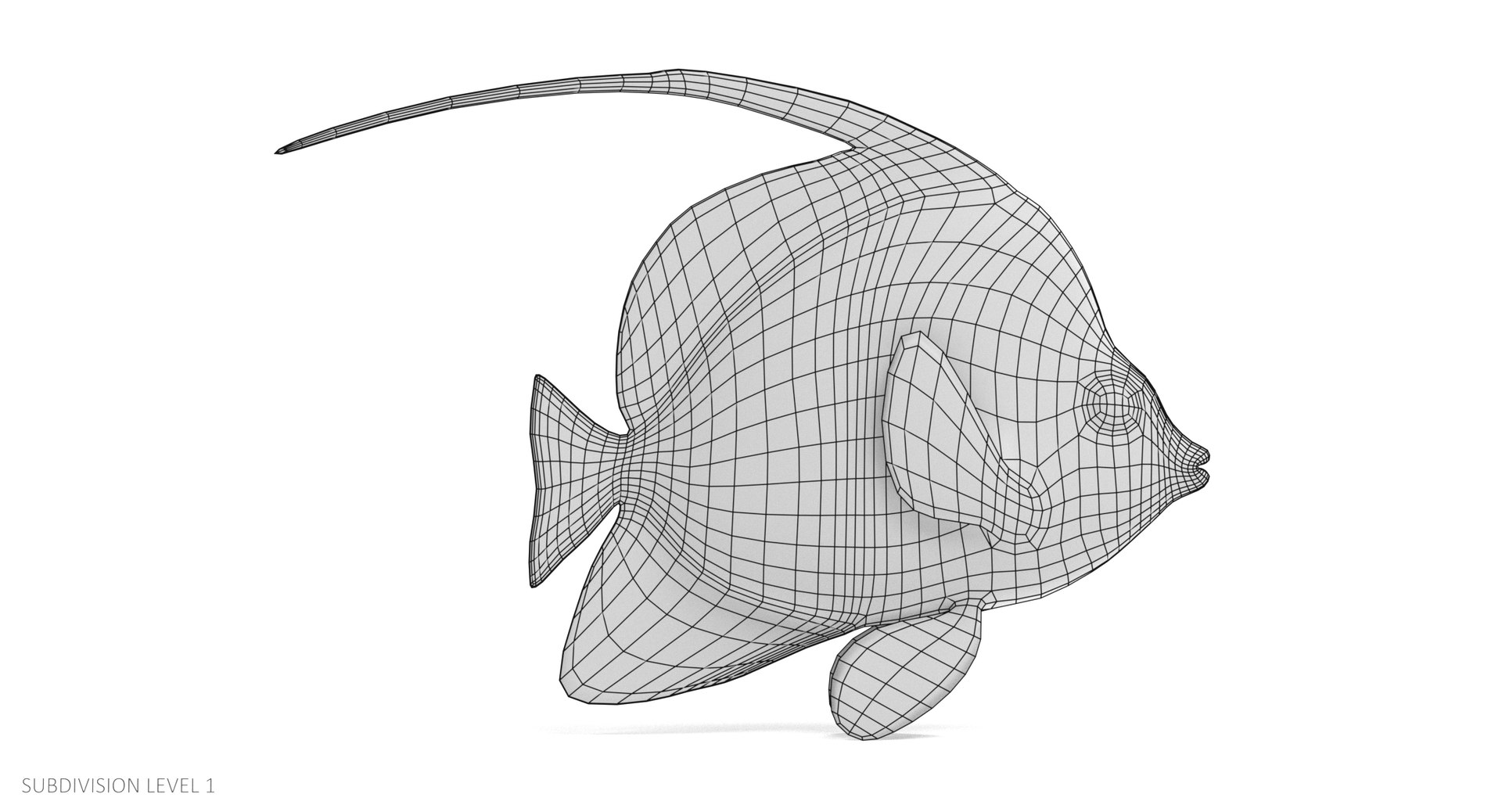 Longfin bannerfish 3D model - TurboSquid 1250108