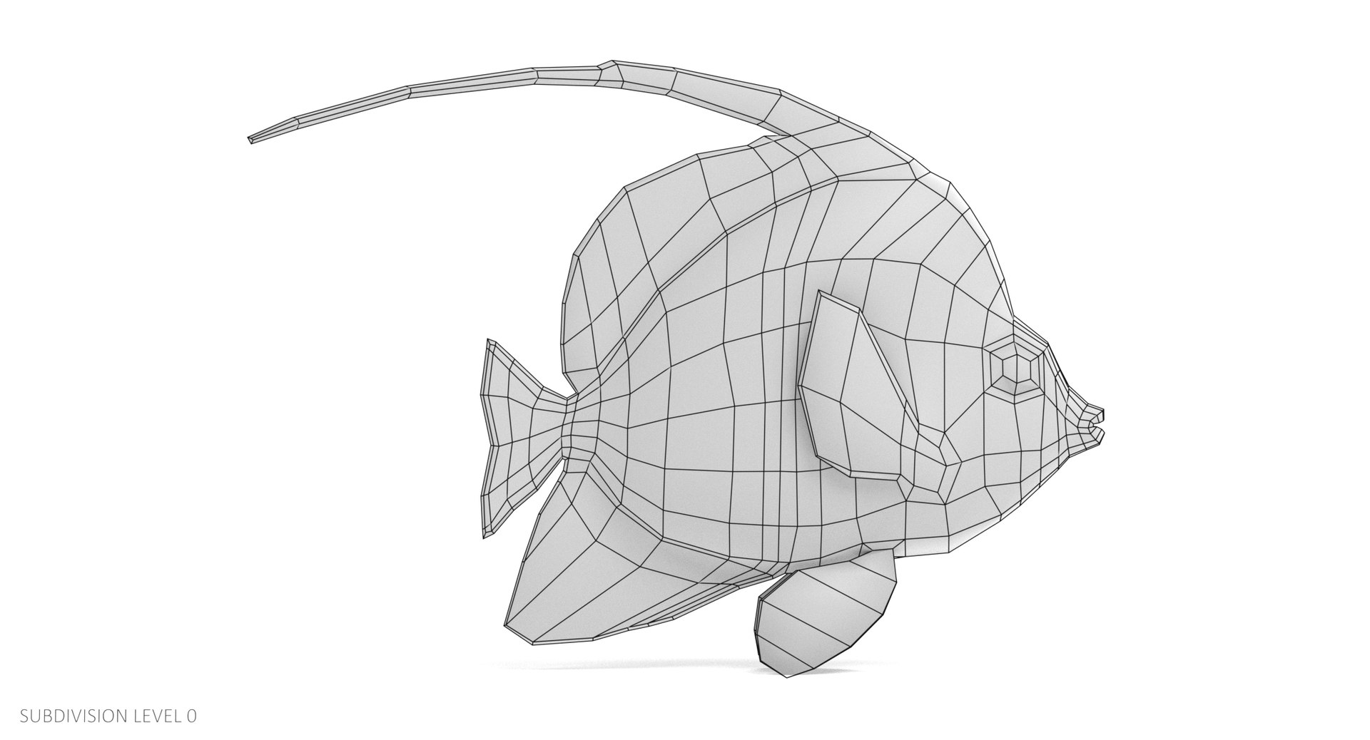 Longfin bannerfish 3D model - TurboSquid 1250108