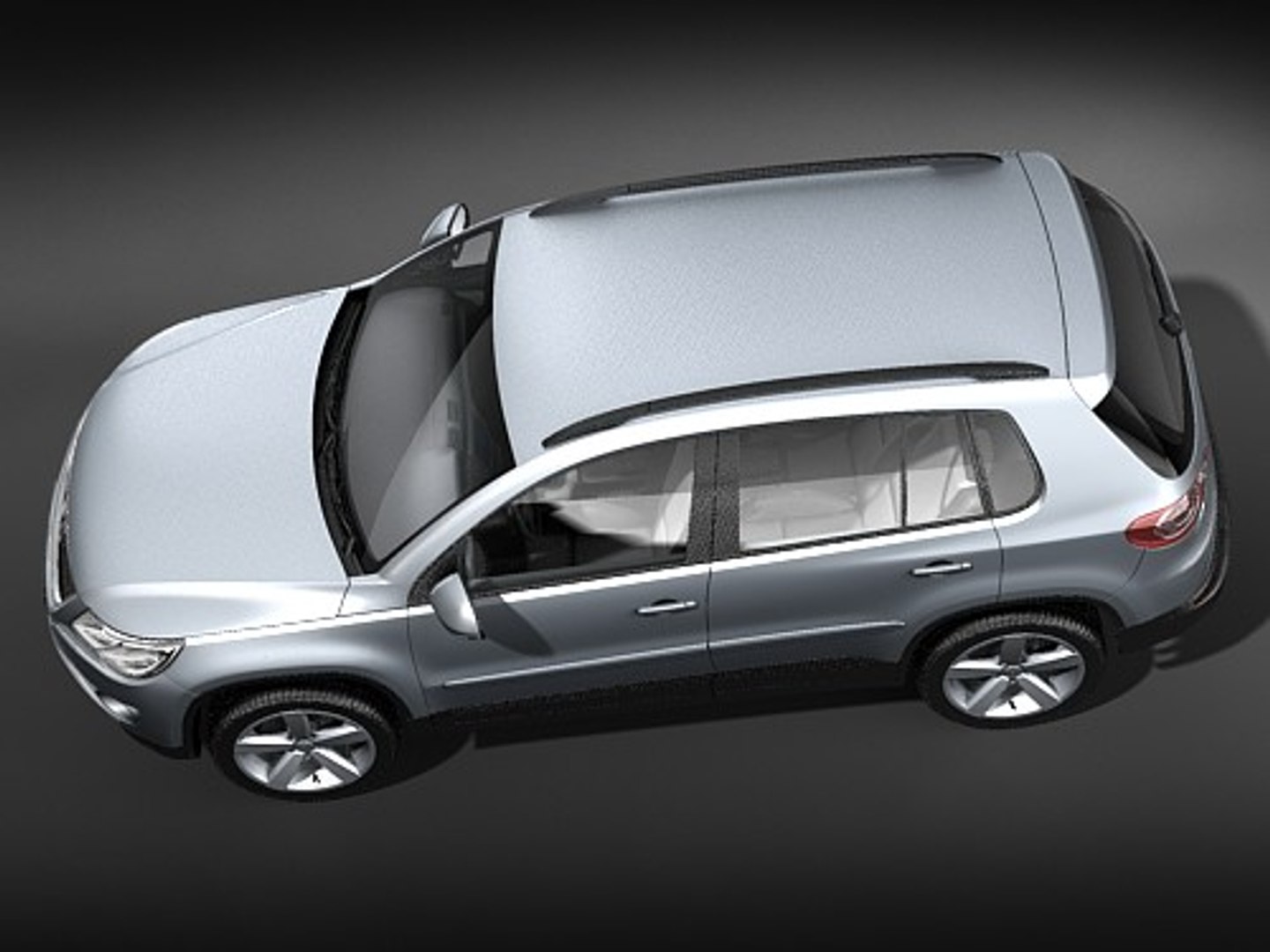 Volkswagen Tiguan Suv 3d Model