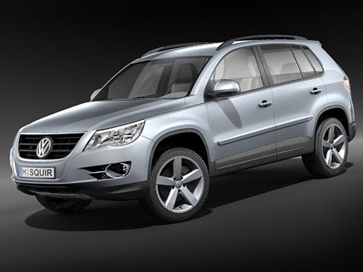 Volkswagen Tiguan Suv 3d Model
