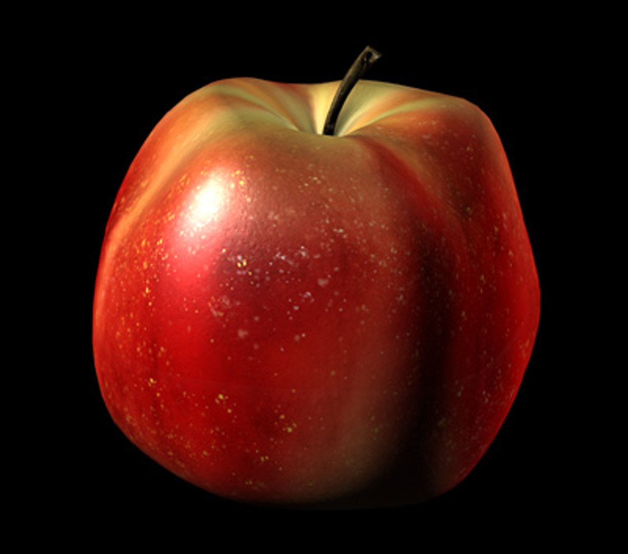 Red Apple 3d Model