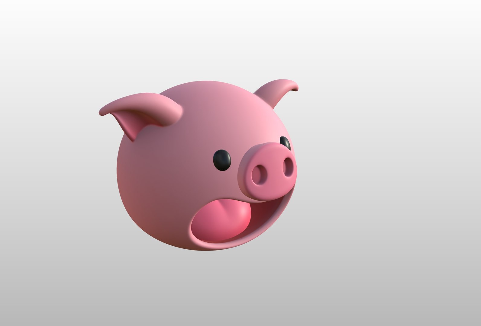 3D Pig Head Model - TurboSquid 2158651