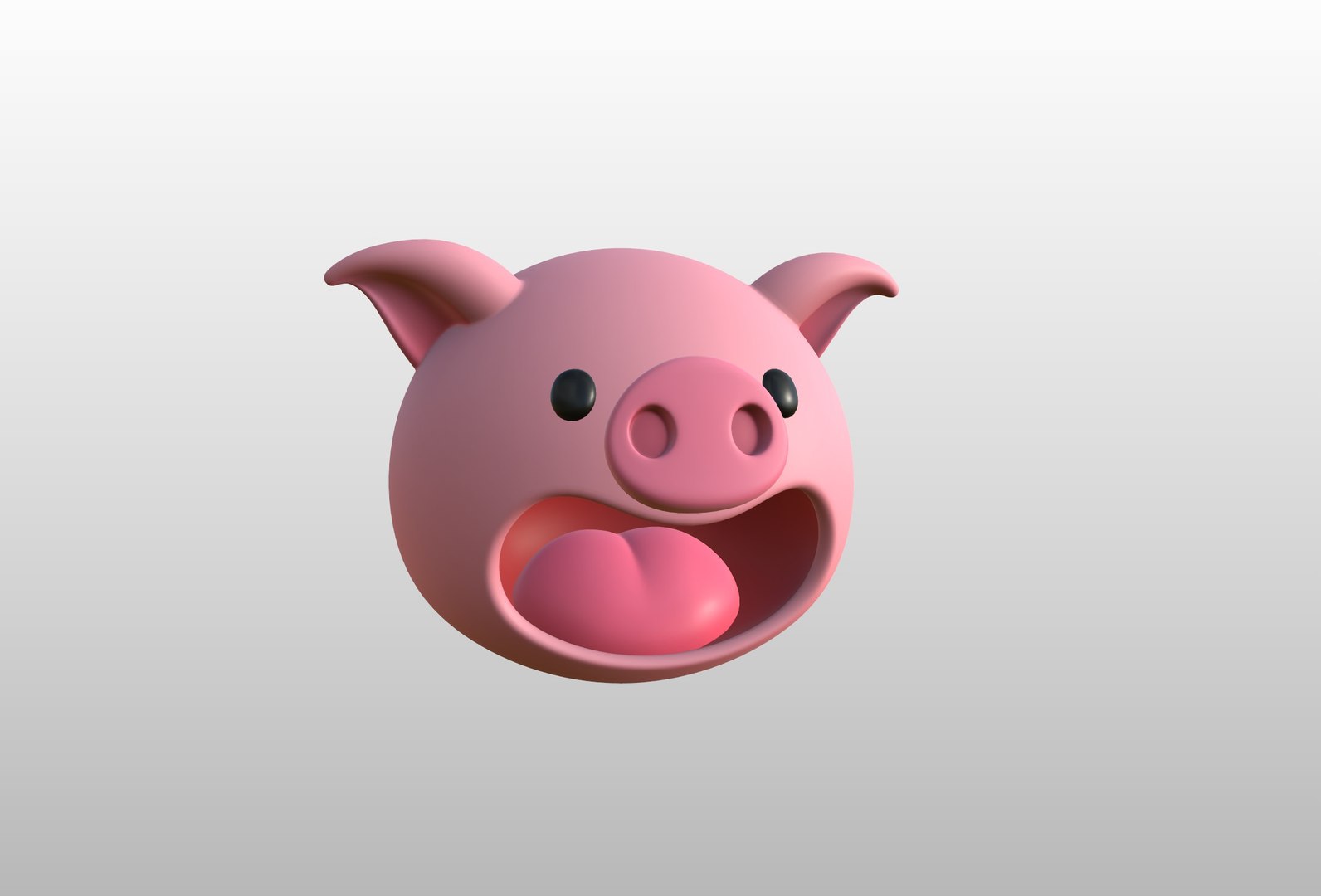3D Pig Head Model - TurboSquid 2158651
