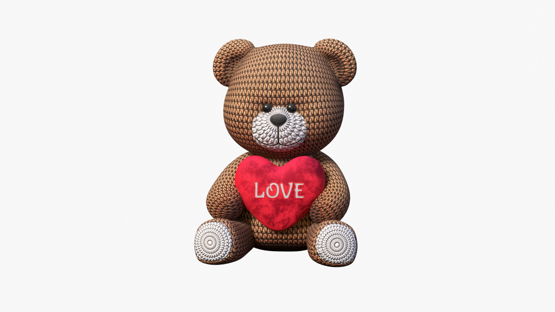 3D Teddy Bear Knitting - TurboSquid 2259723