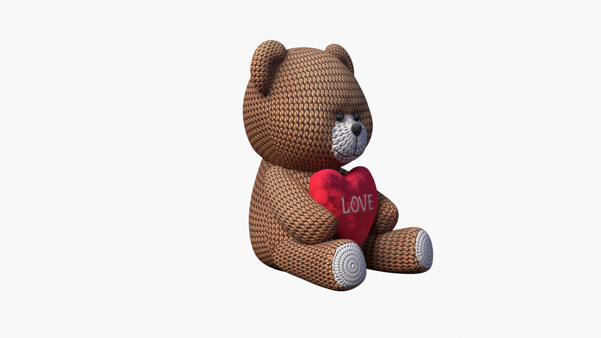 3D Teddy Bear Knitting - TurboSquid 2259723