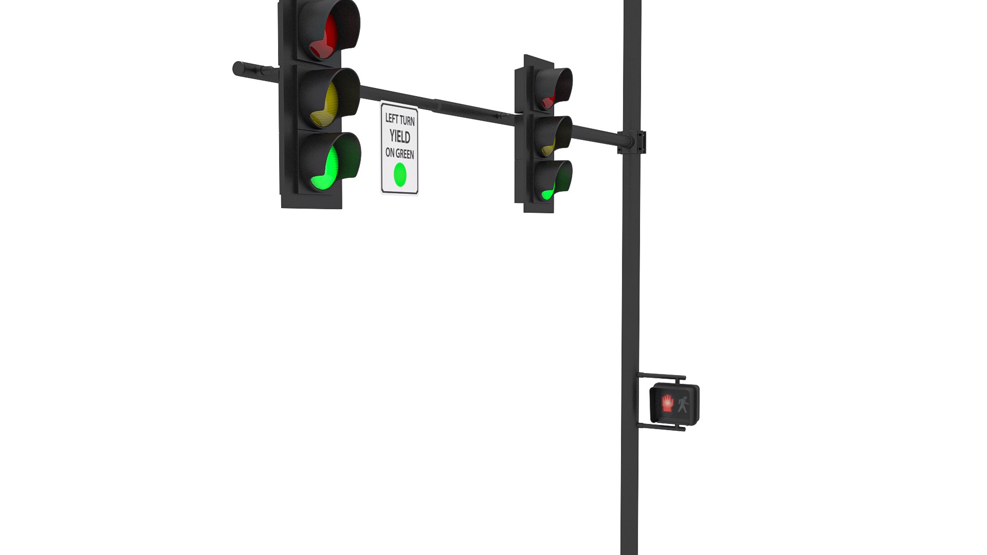 3D Stop Light 01 - TurboSquid 2154347