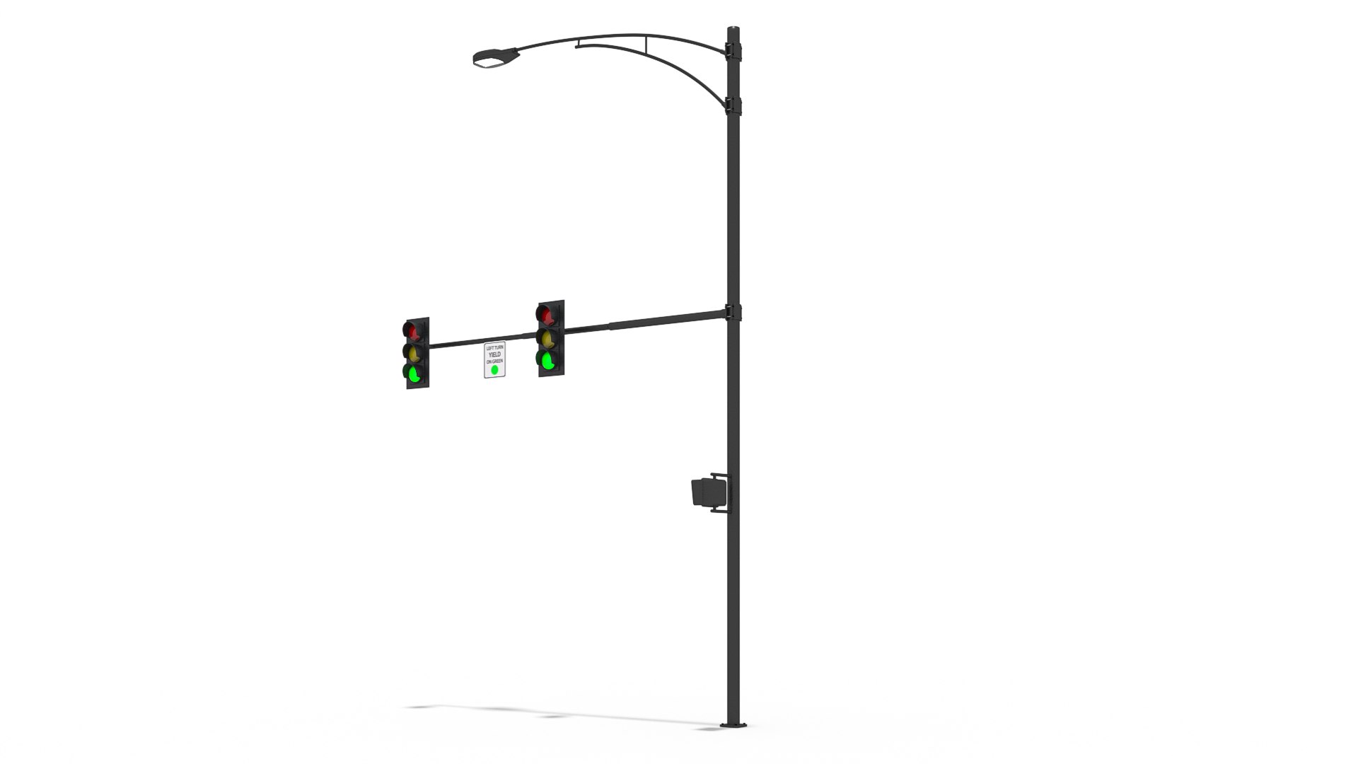 3D Stop Light 01 - TurboSquid 2154347