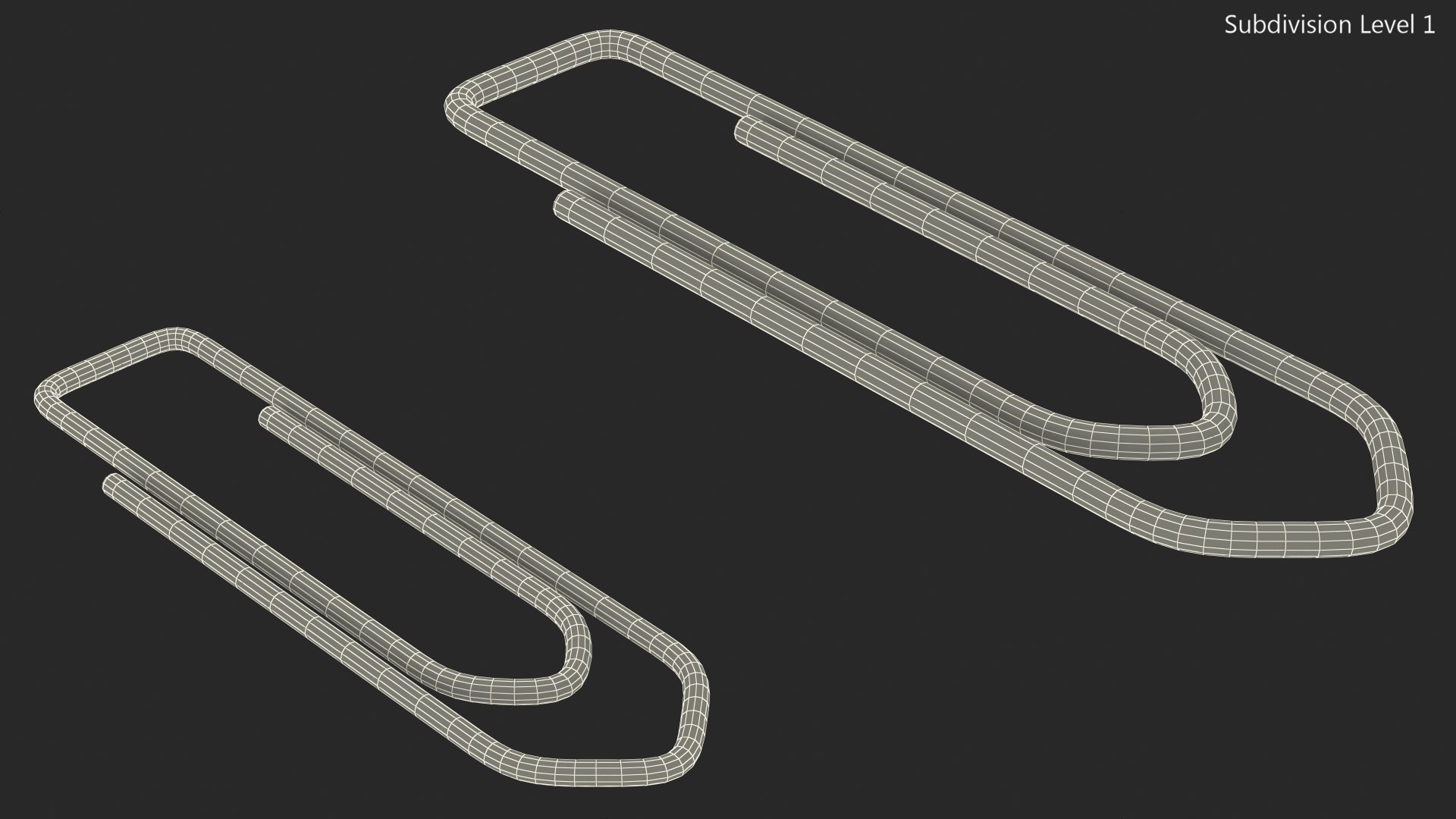 Paper Clip Boat Shape Color 3D - TurboSquid 1861410