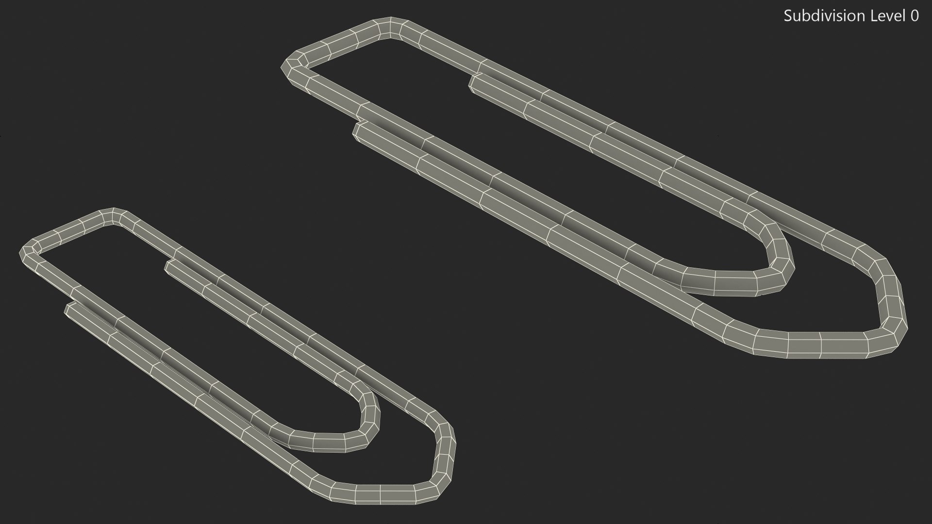 Paper Clip Boat Shape Color 3D - TurboSquid 1861410