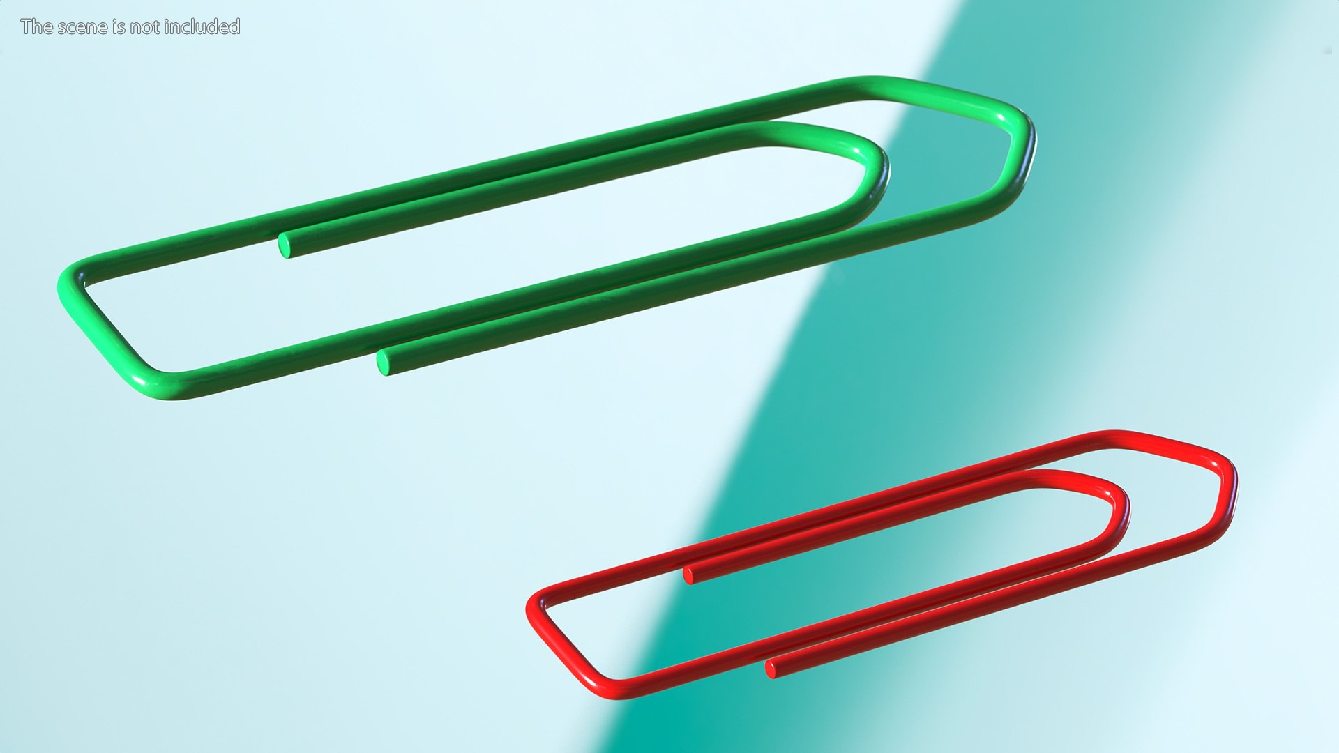 Paper Clip Boat Shape Color 3D - TurboSquid 1861410