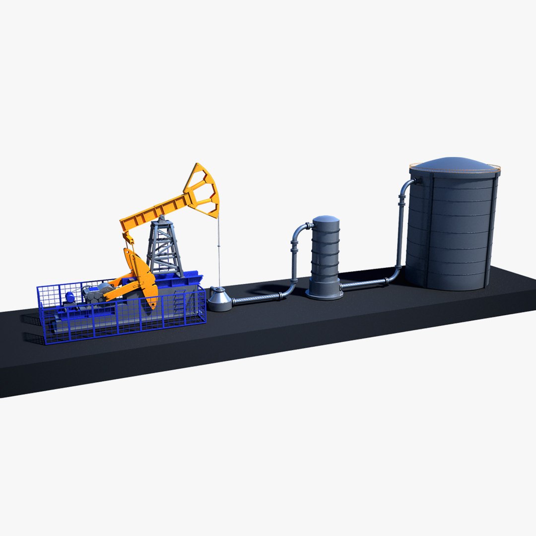 Oil Pump Jack 3D Model - TurboSquid 2008490