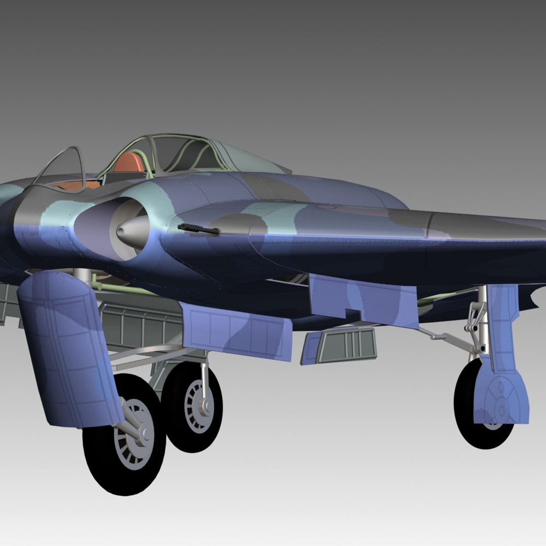 3ds Max Horten 229 Aircraft Fighter