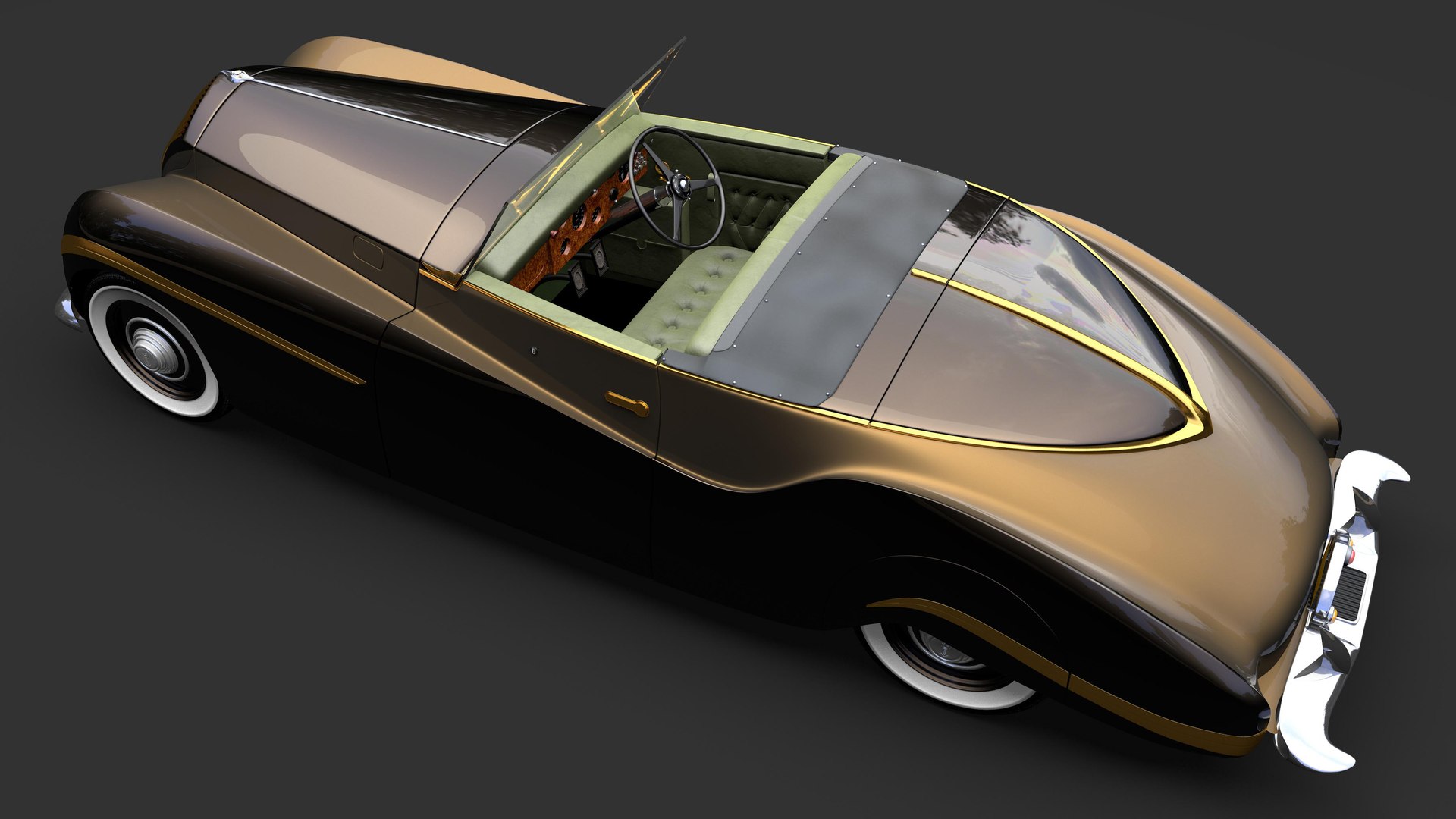 3D Vutotal Labourdette Cabriolet - TurboSquid 1596615
