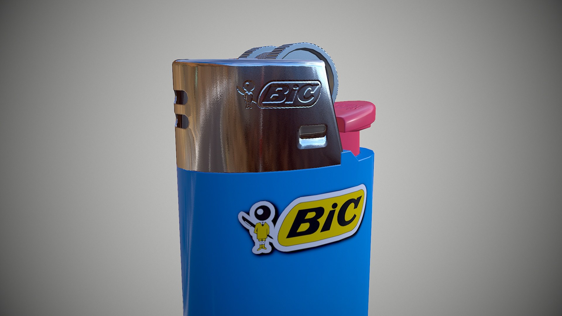 3D Model Bic Lighter Light - TurboSquid 1542193