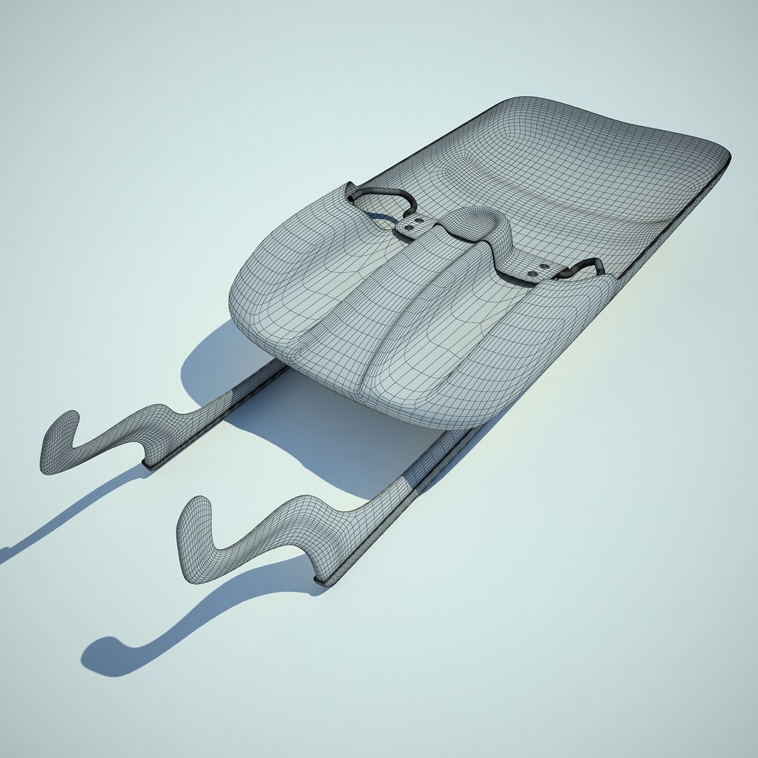 Luge Sled 3d Max