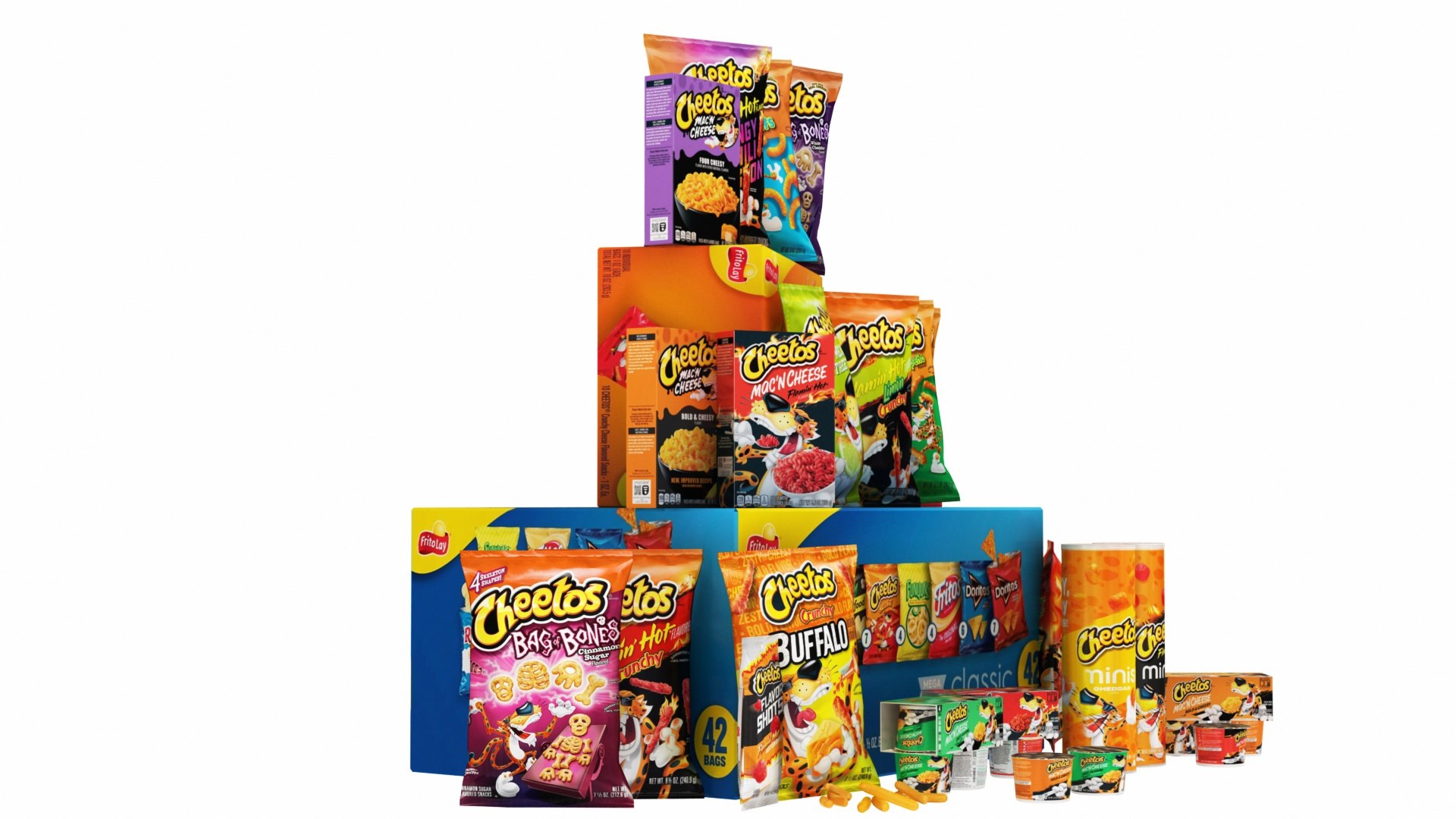 3D Cheetos 27 In 1 Model - TurboSquid 2297784