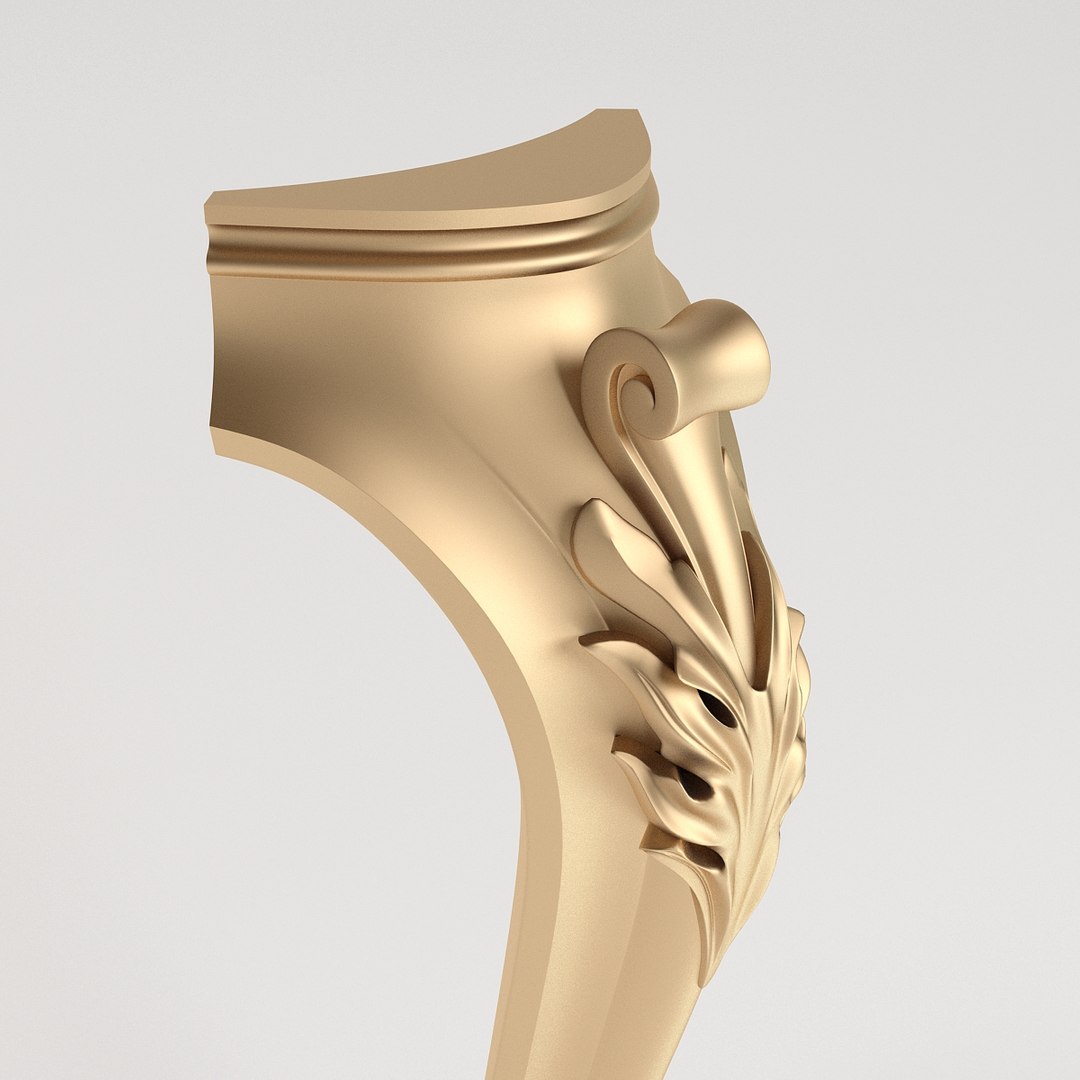 3d Table Legs Cnc Model