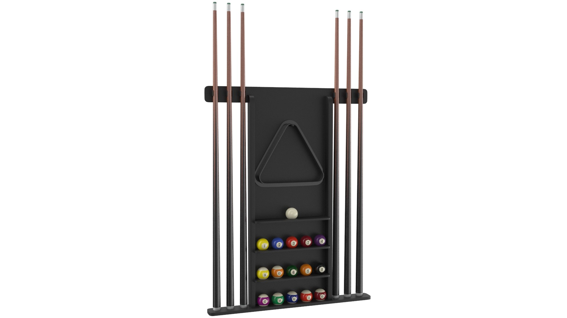 Real Billiard Rack Model - TurboSquid 1449774