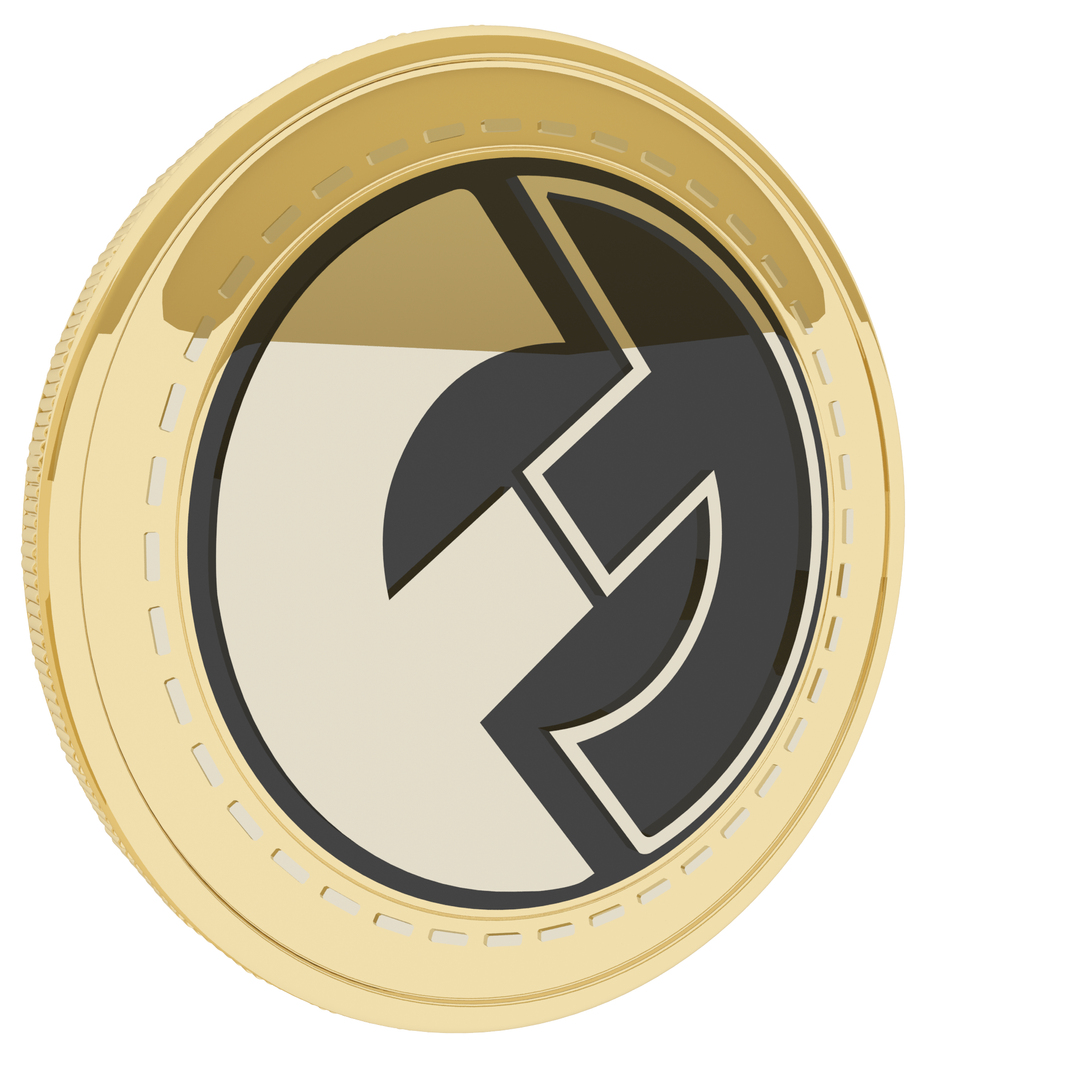 Fun Fair Cryptocurrency Gold Coin Model - TurboSquid 1856404