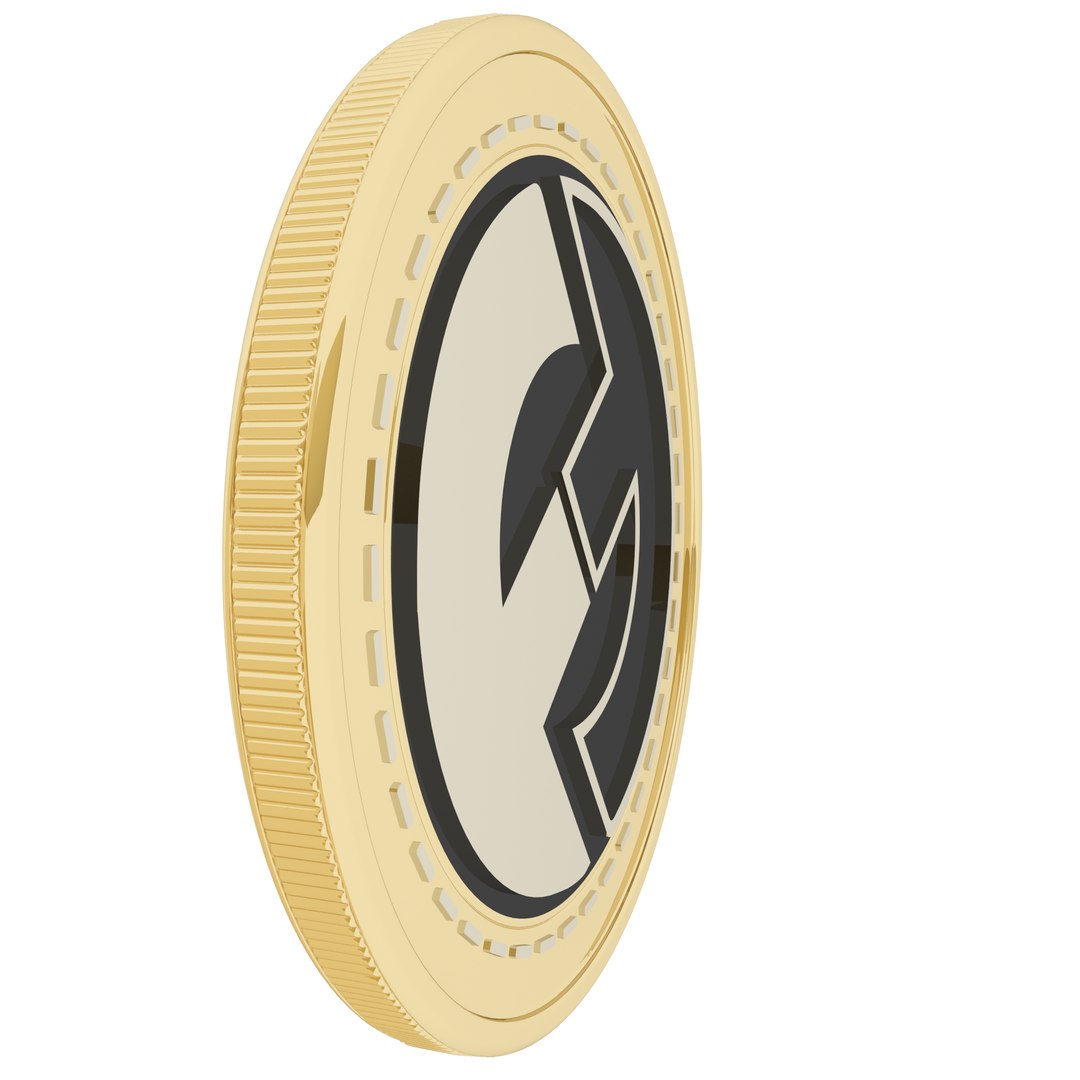 Fun Fair Cryptocurrency Gold Coin Model - TurboSquid 1856404