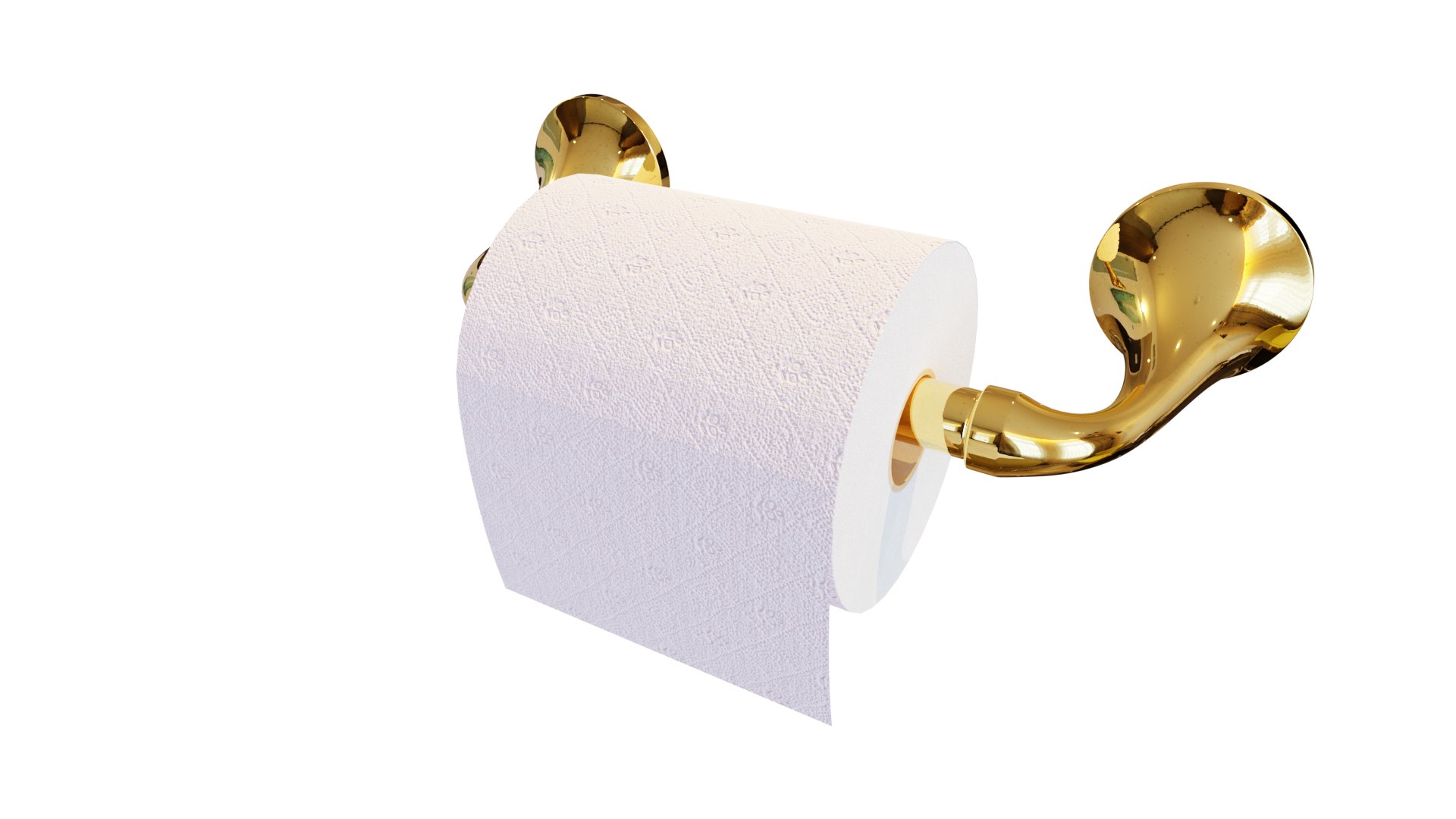 3D Toilet Paper With Holder - TurboSquid 2091225