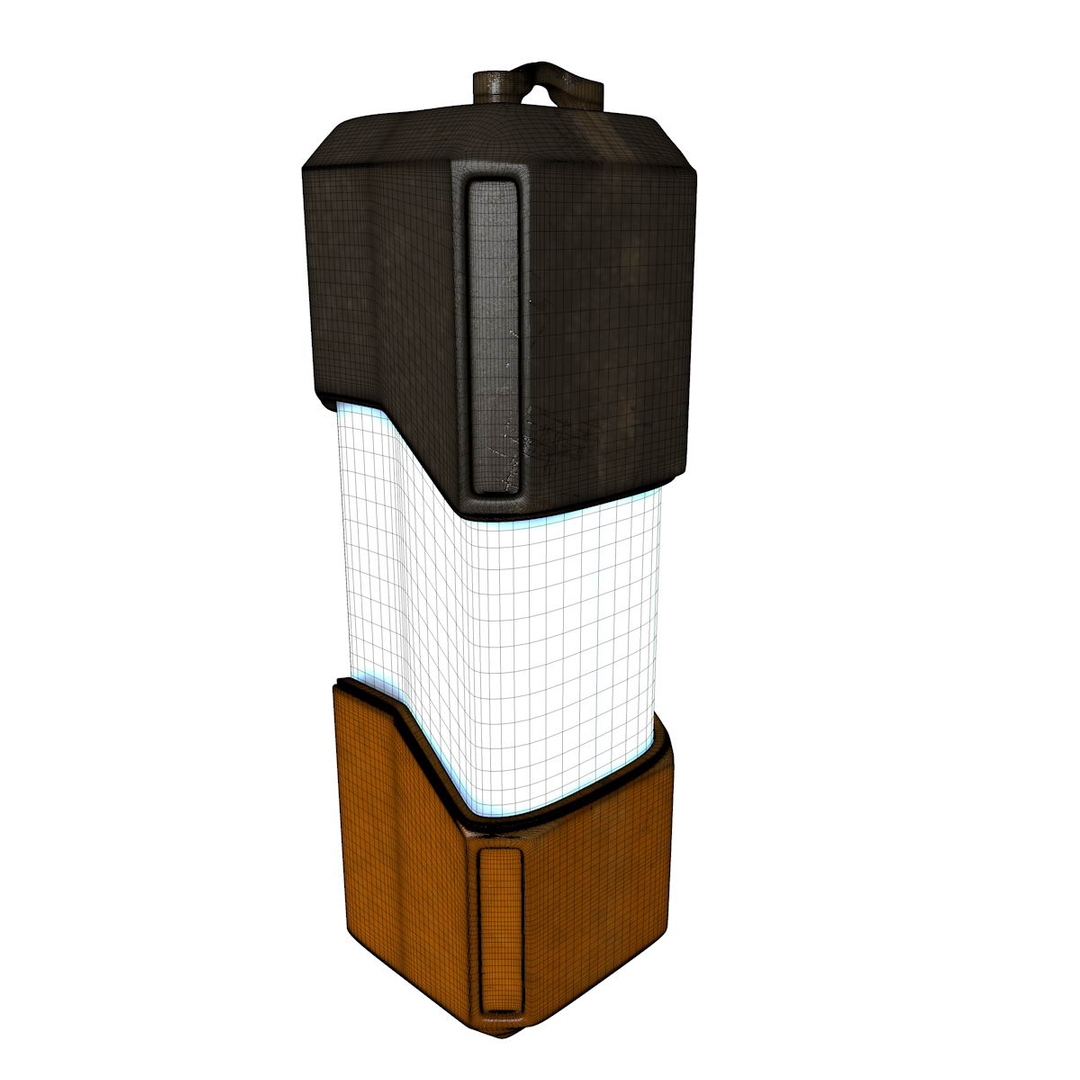 Free Sci-fi Lamp 3d Model