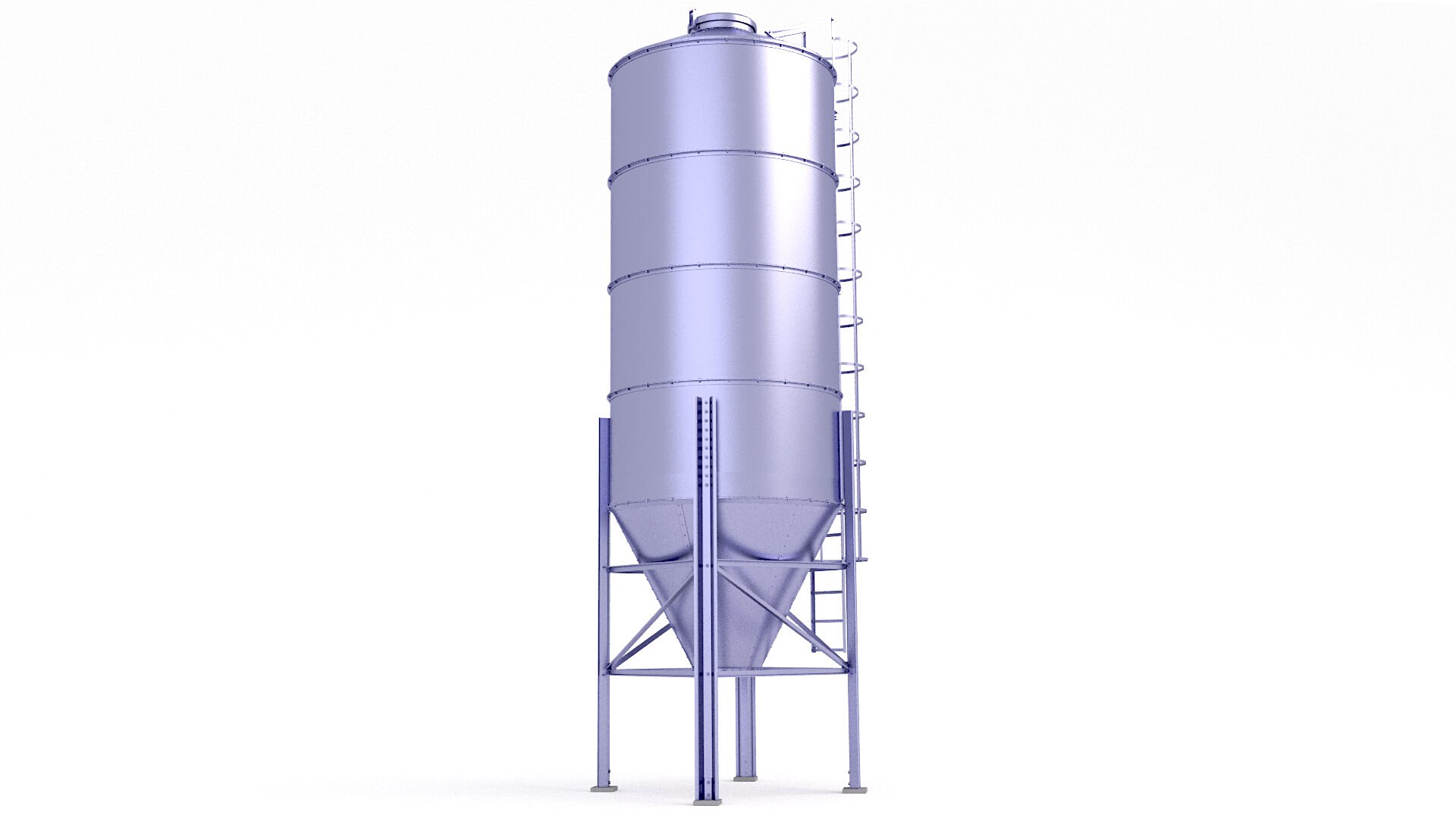 3D Model Powder Granulate Silos V17 - TurboSquid 2419037