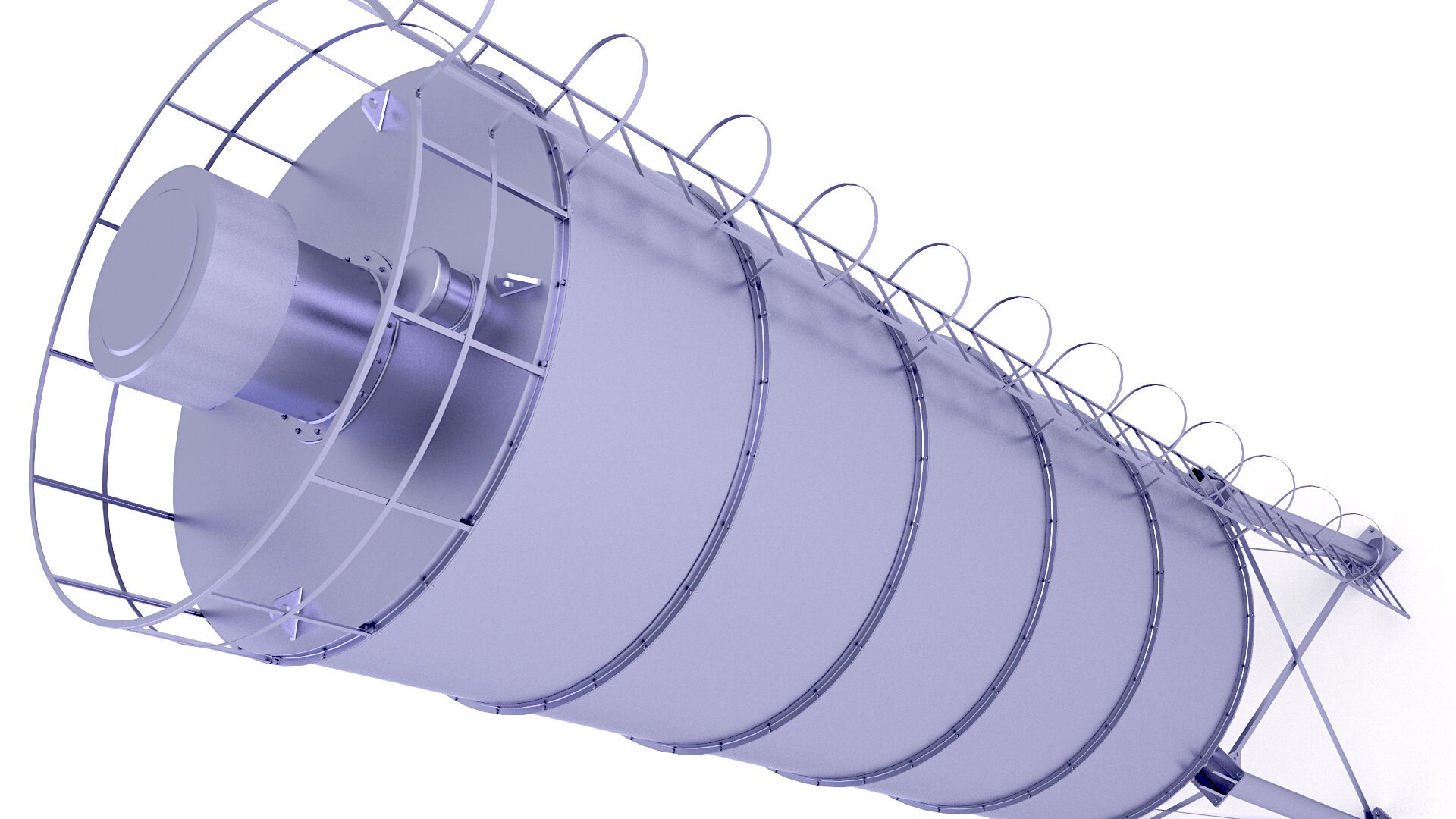 3D Model Powder Granulate Silos V17 - TurboSquid 2419037