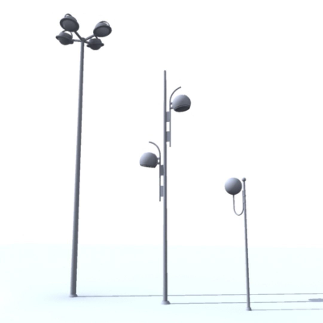 Streetlights 3d Max