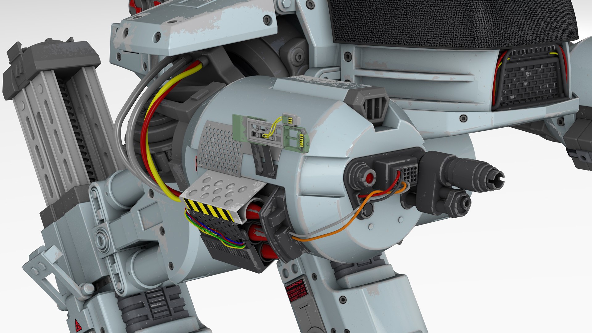 Robocop Ed 209 3D - TurboSquid 1451882