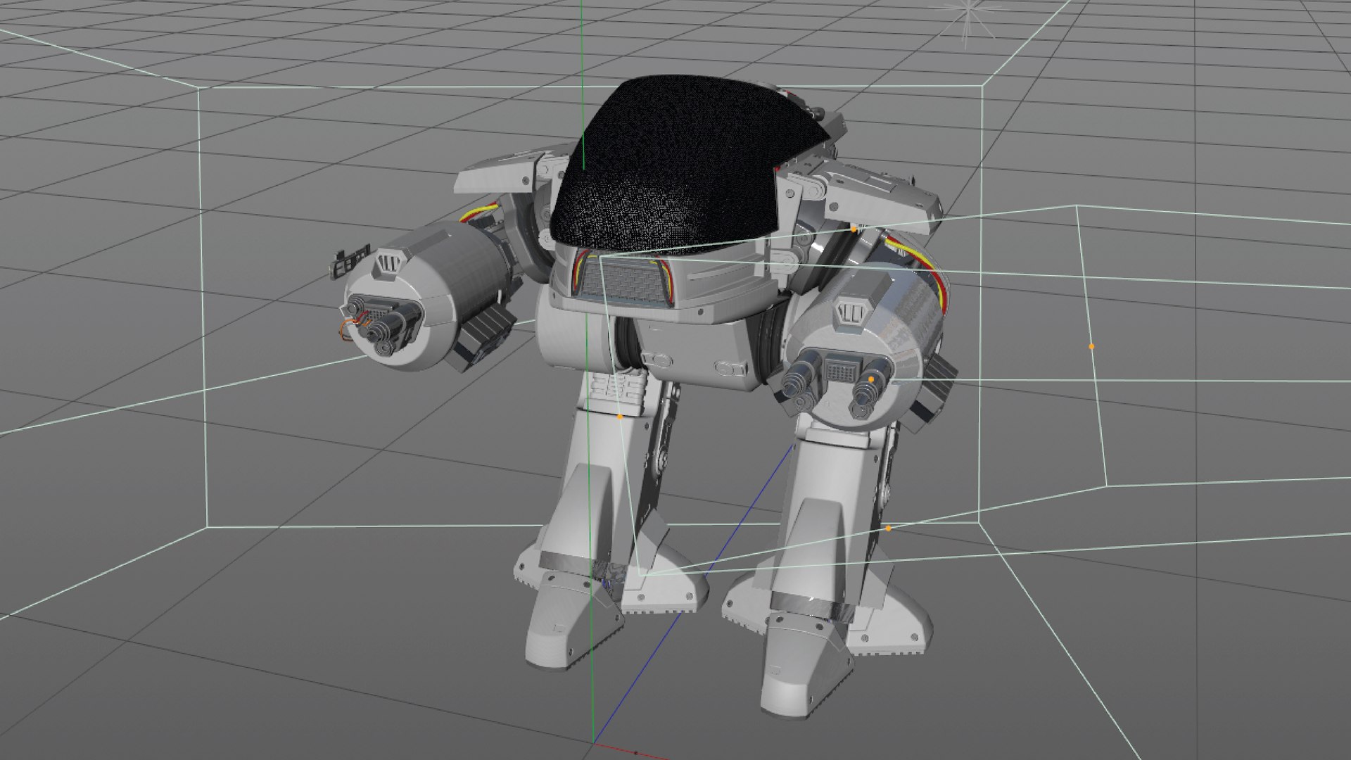 Robocop Ed 209 3D - TurboSquid 1451882