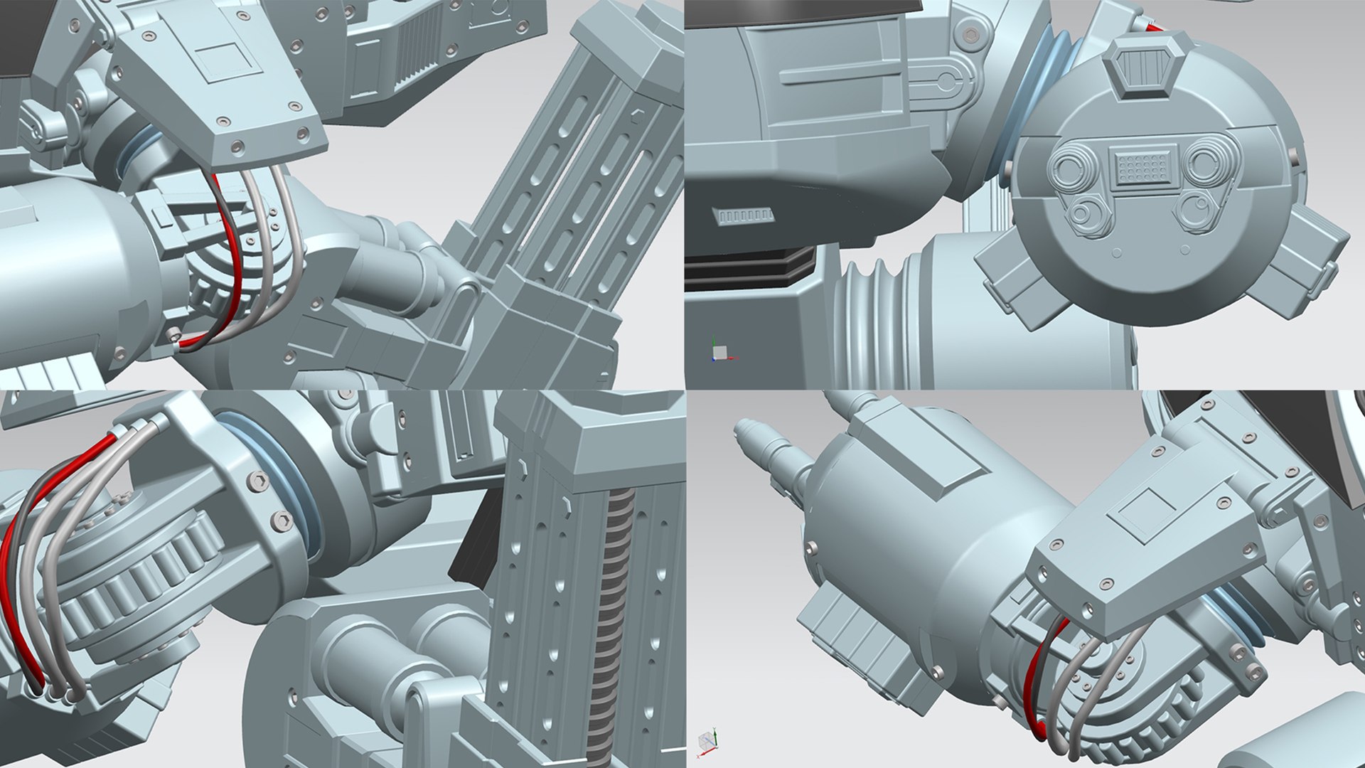 Robocop Ed 209 3D - TurboSquid 1451882