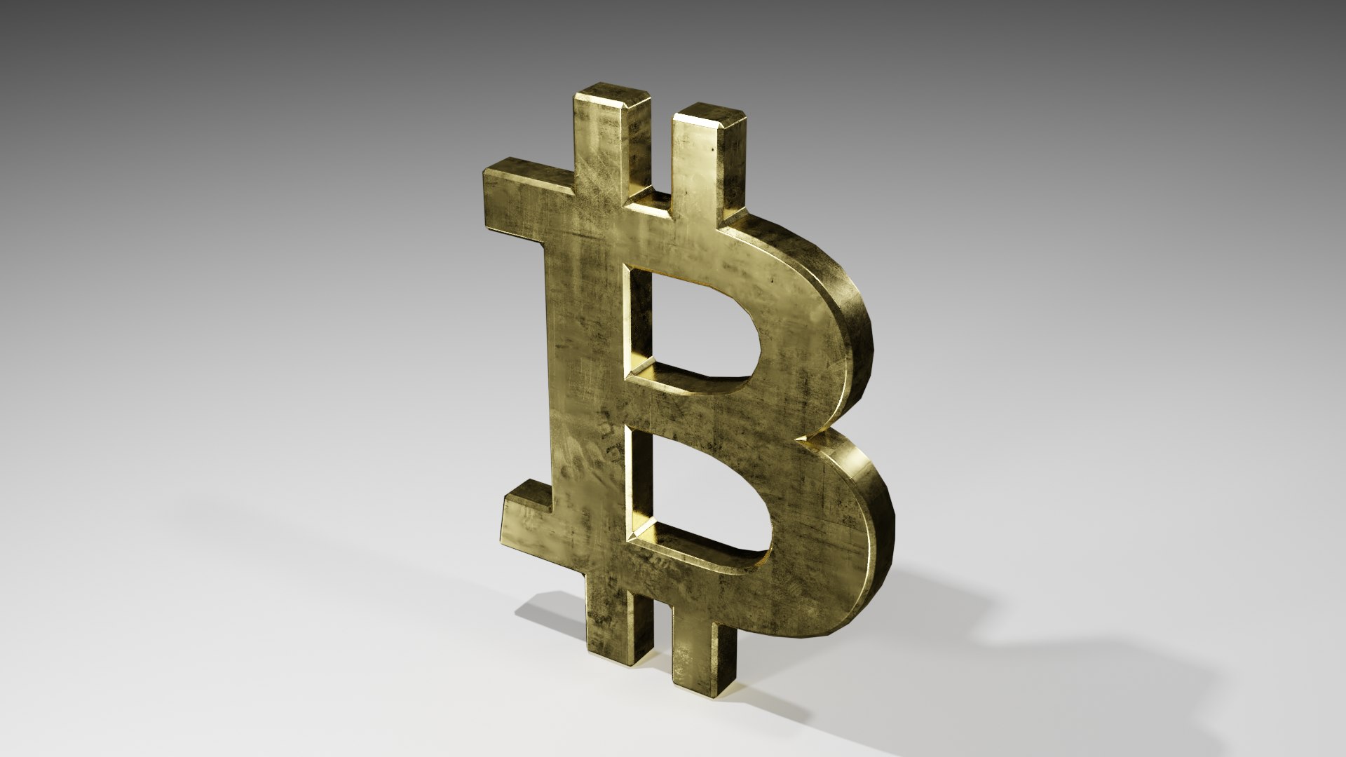 3D Symbols Silver Gold Btc - TurboSquid 1709428