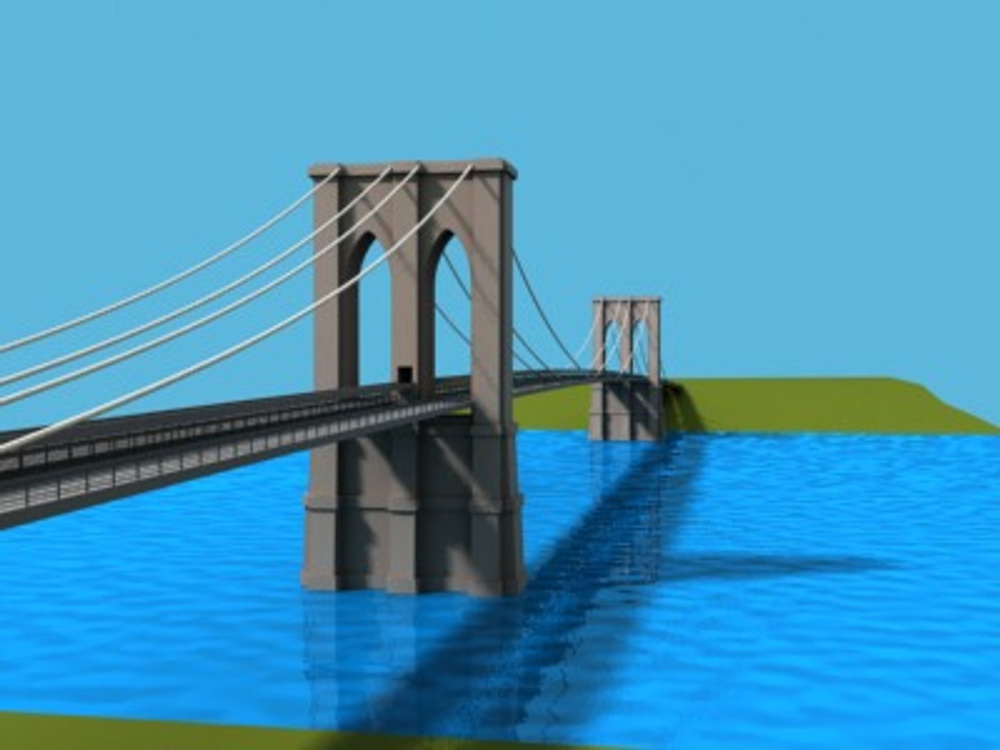 landmark tower bridge 3d model