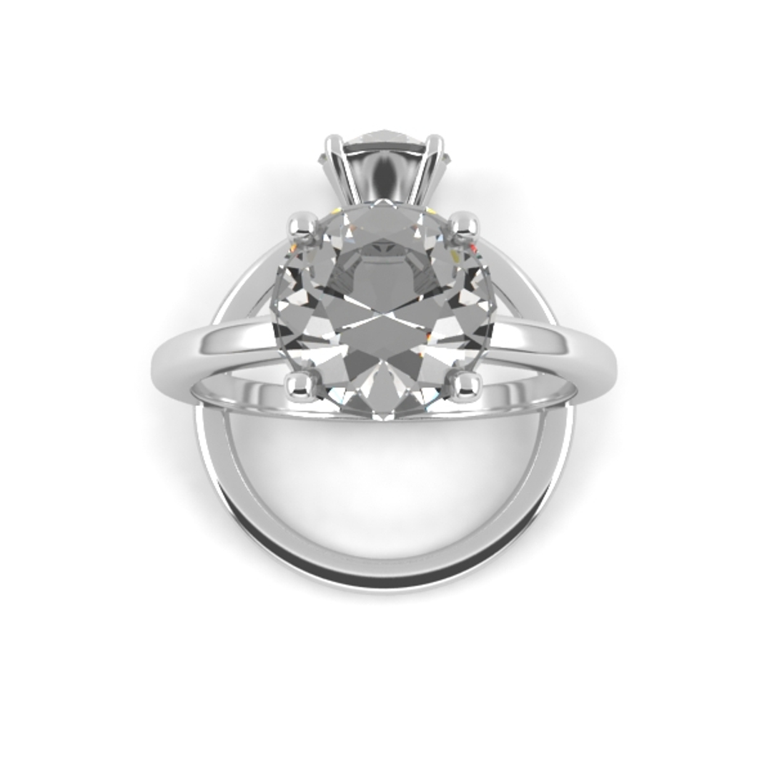 diamond ring 3d model